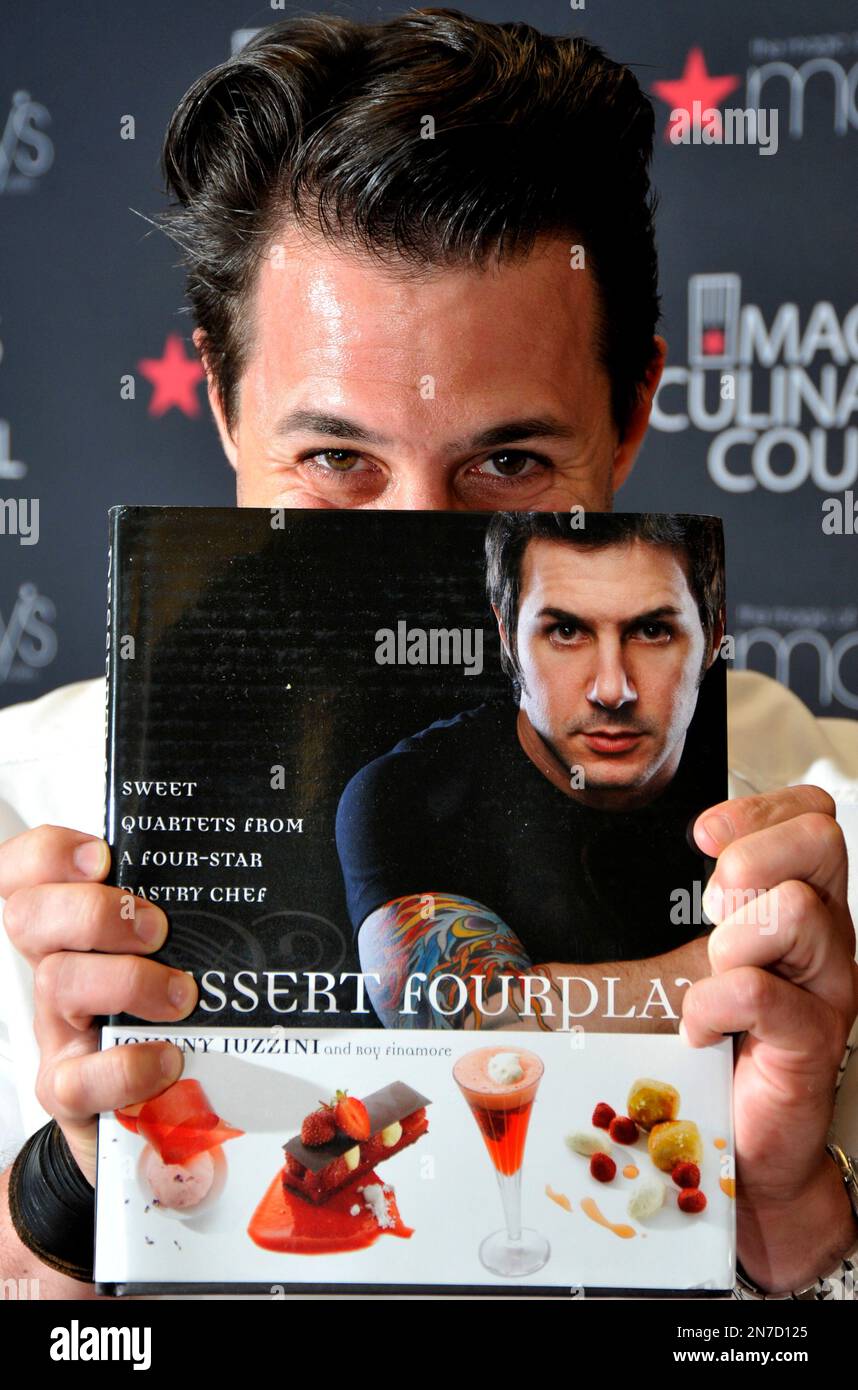 Chef Johnny Iuzzini poses for a photo at the Macy's Memorial City ...