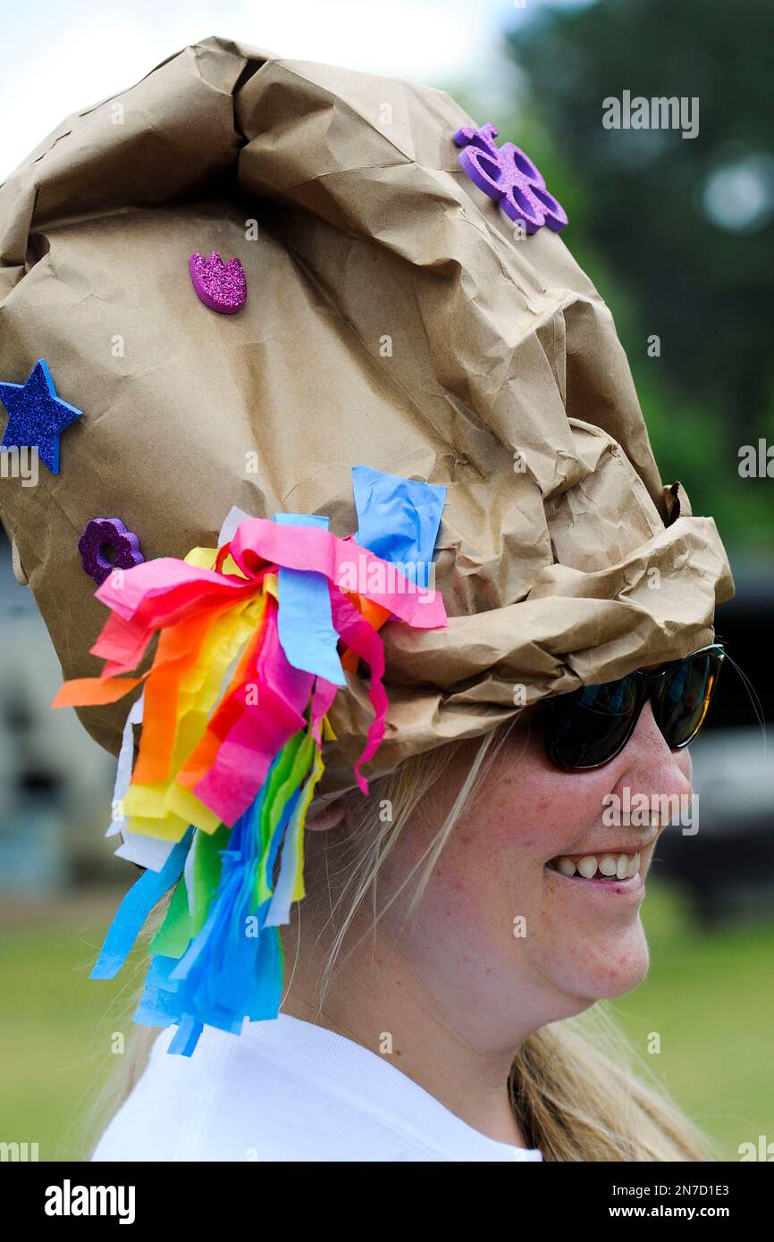Kristina Cherry is shown during a Foresters playground build at Camp ...