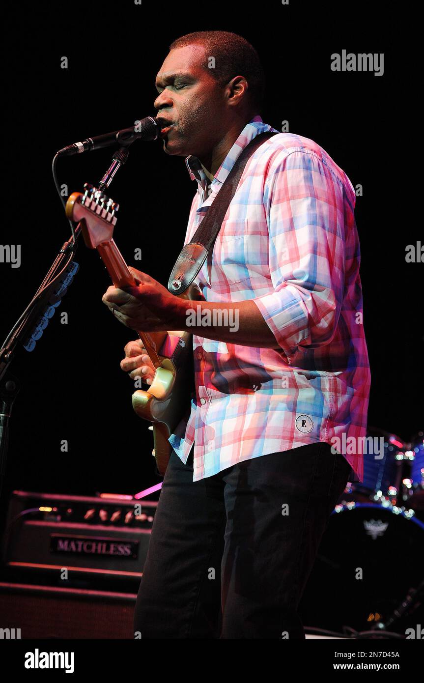 Robert Cray performs during the Peter Frampton Guitar Circus at the ...