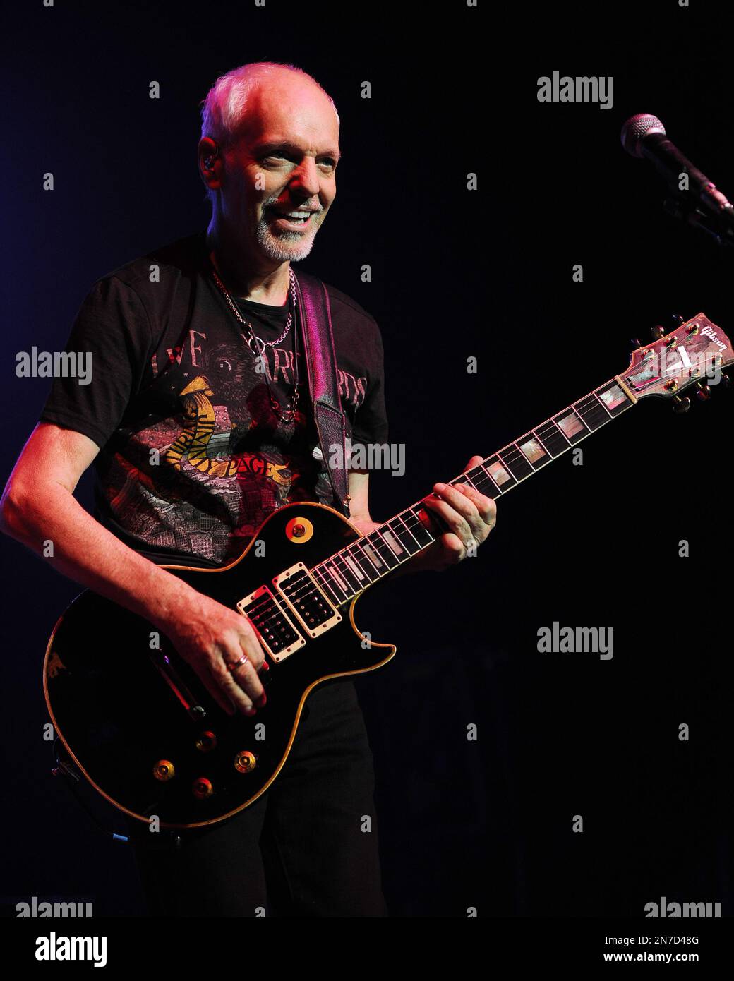 Peter Frampton performs during the Peter Frampton Guitar Circus at the ...