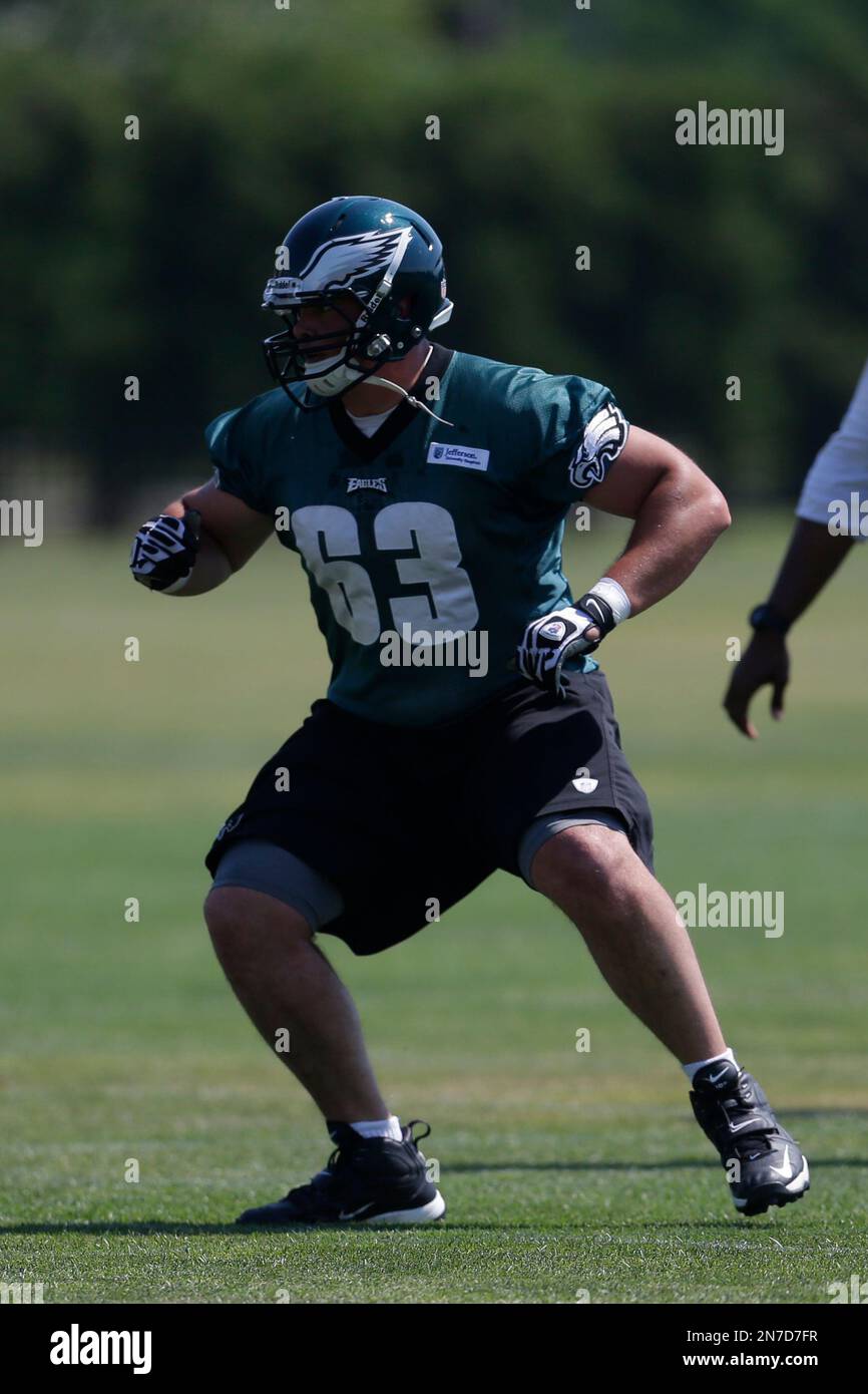 Philadelphia Eagles guard Danny Watkins practices at the team's NFL ...