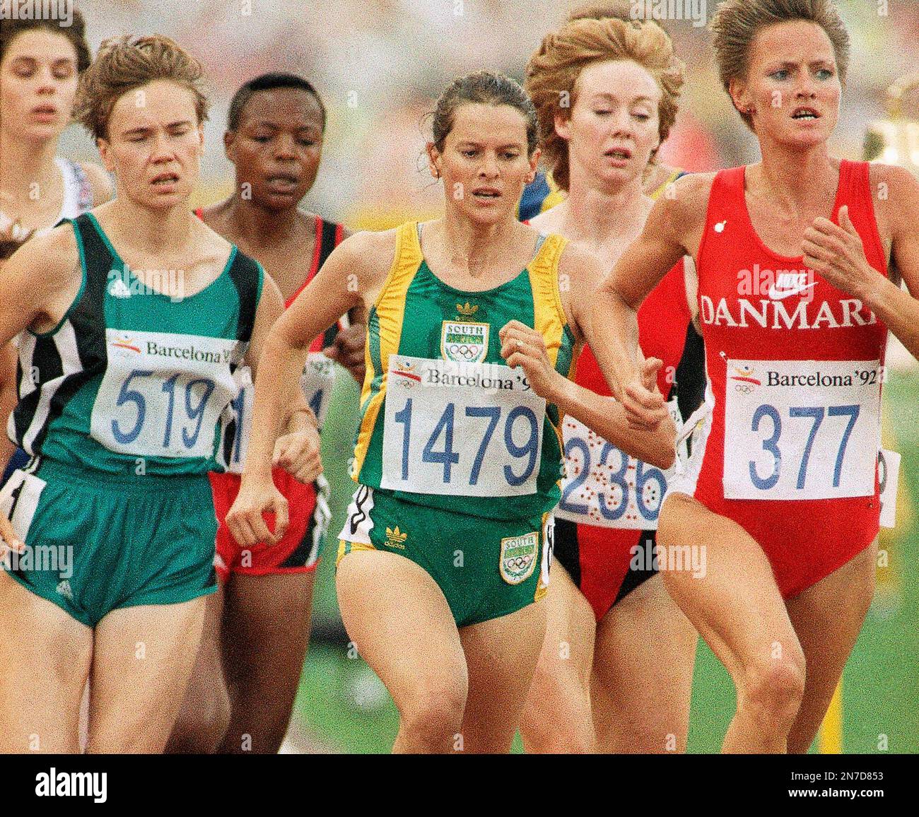 Nigerian Athlete In Barcelona 1992 Mark McKoy Team Canada Official