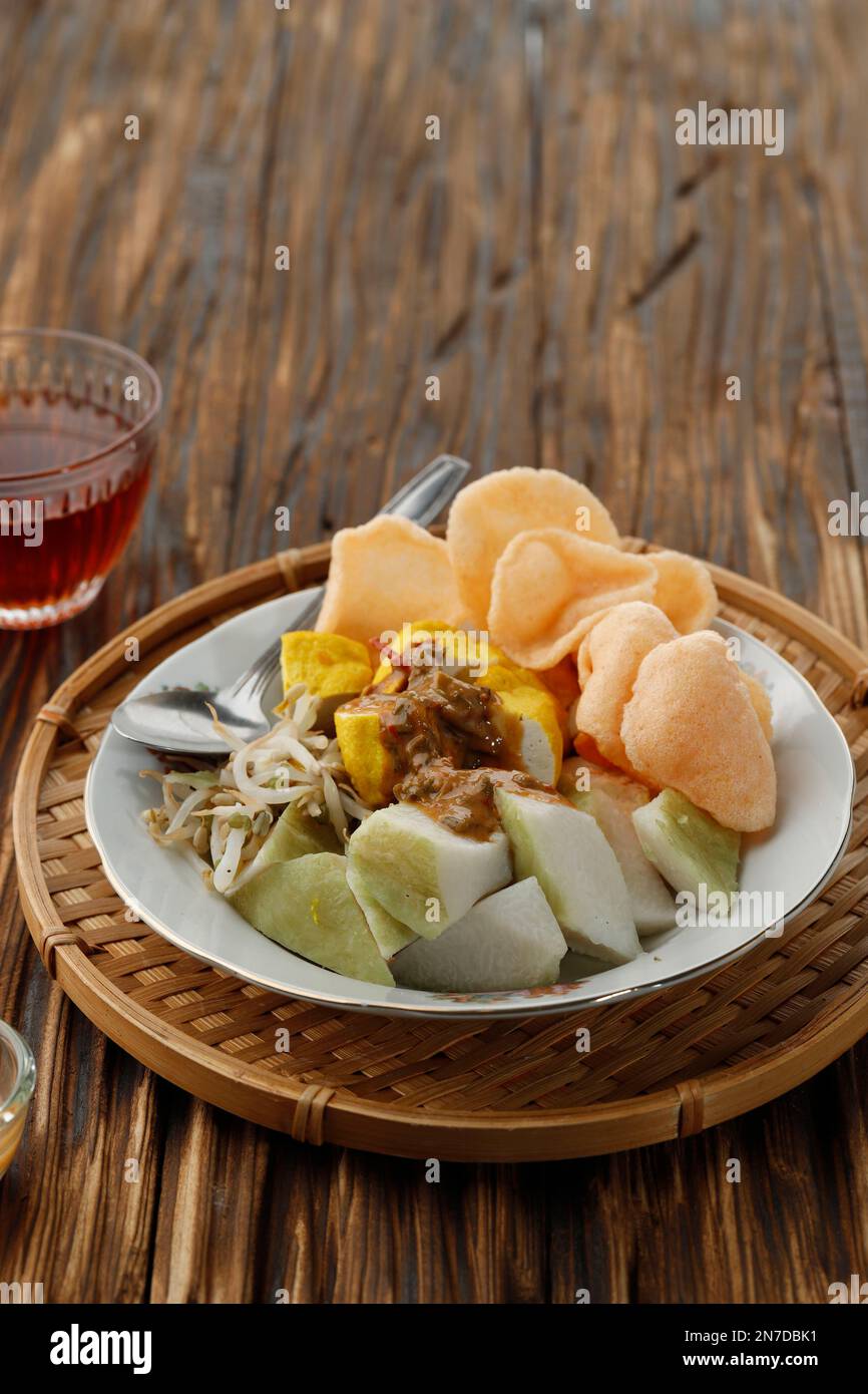 Kupat Tahu, Typical Breakfast from West Java, Indonesia. Compressed ...