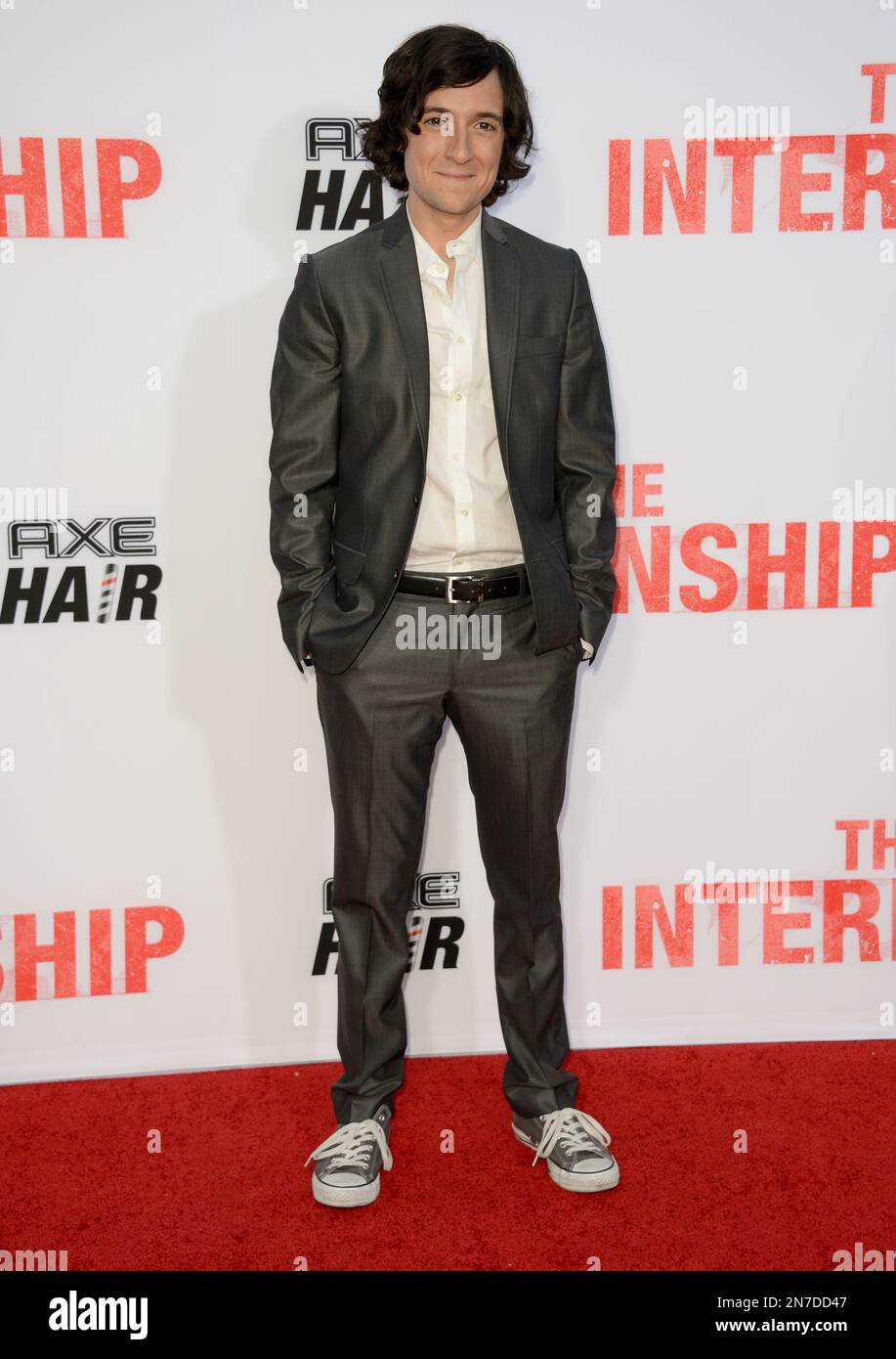 Josh Brener arrives at the World Premiere of "The Internship" at the ...