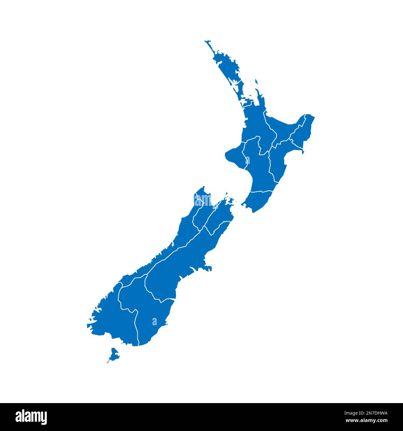 Blank Map Of New Zealand
