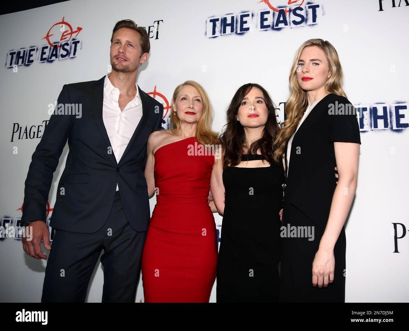 From left, Alexander Skarsgard, Patricia Clarkson, Ellen Page and Brit ...