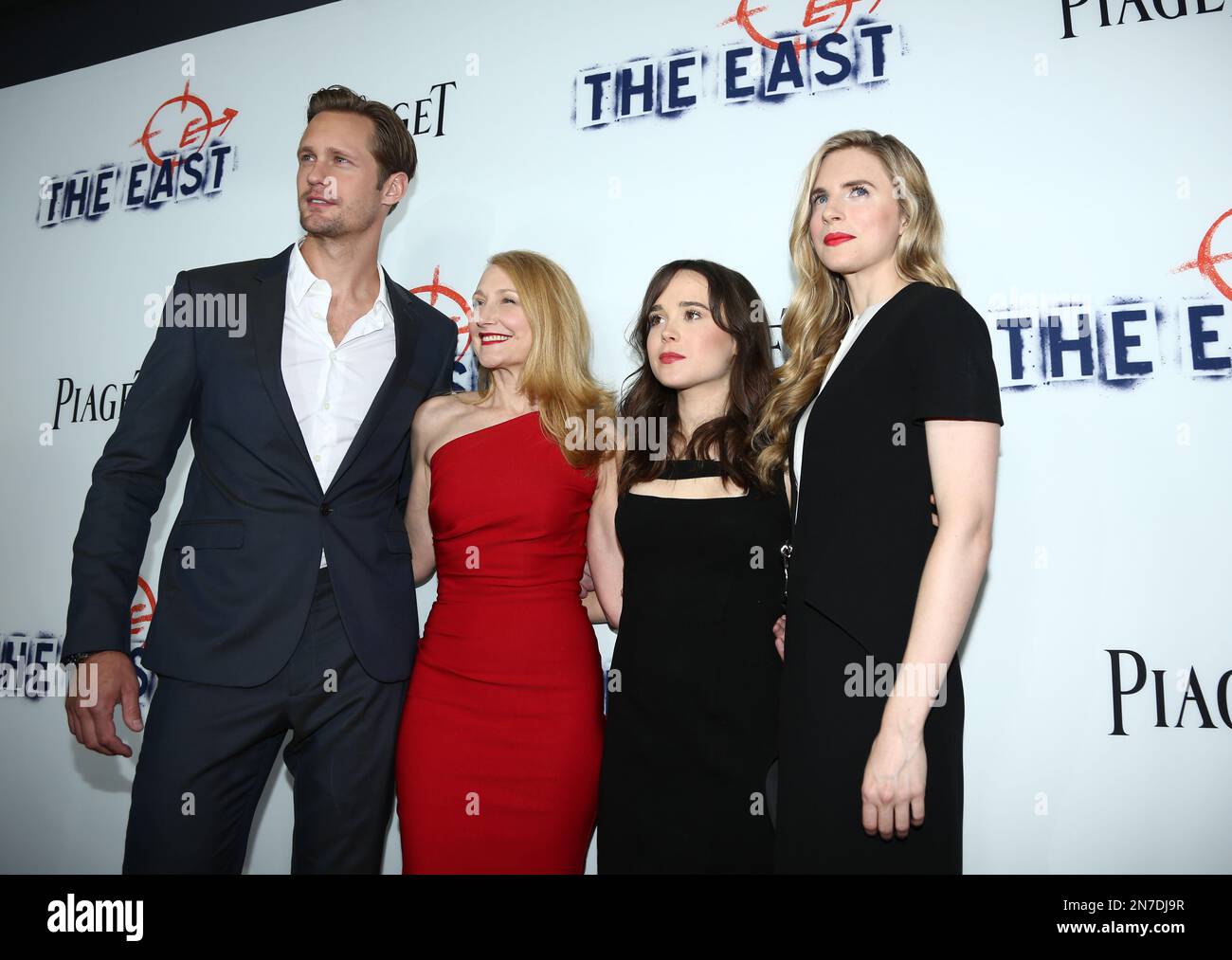 From left, Alexander Skarsgard, Patricia Clarkson, Ellen Page and Brit ...
