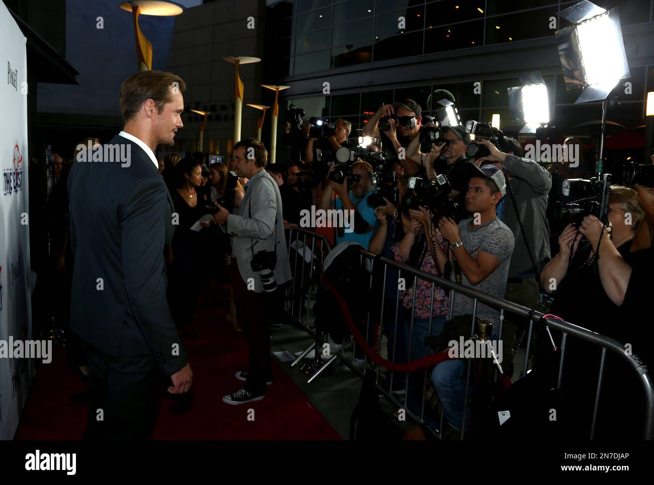 Alexander Skarsgard arrives at the LA premiere of Fox Searchlight ...