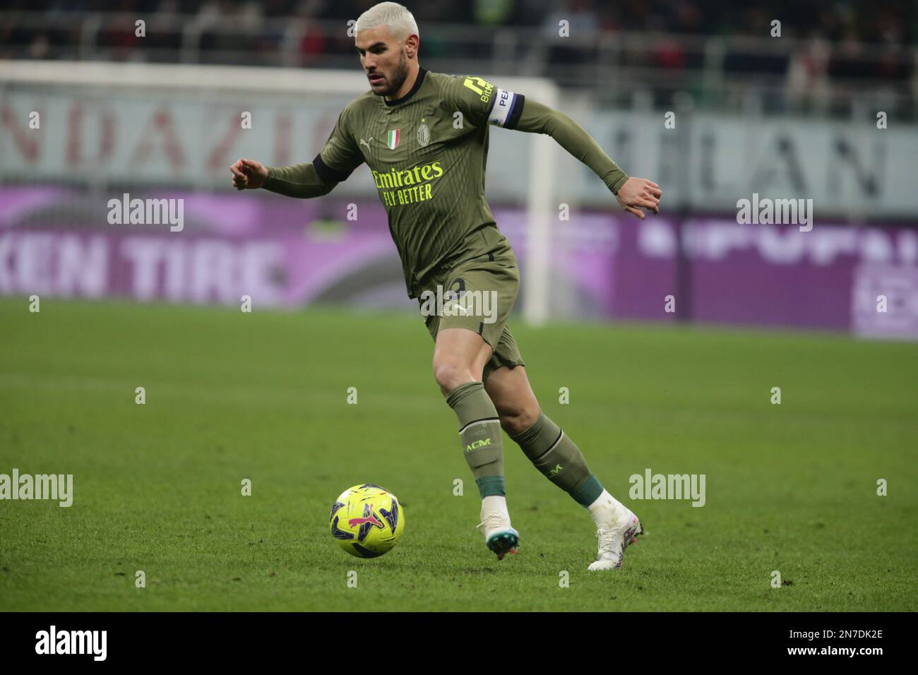 Theo Hernandez of AC Milan during the Italian serie A, football match ...