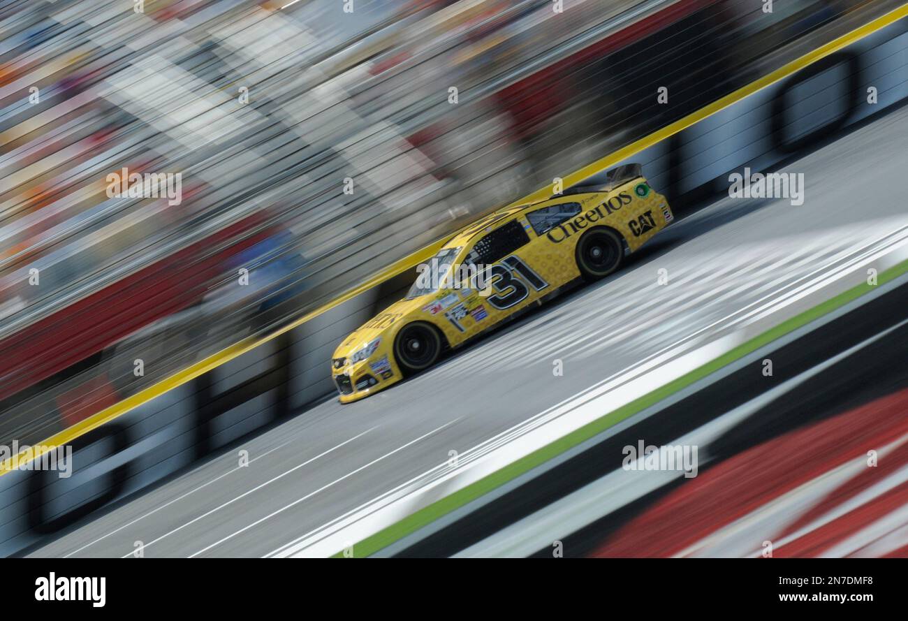 Jeff Burton drives during practice for Sunday's NASCAR Sprint Cup ...