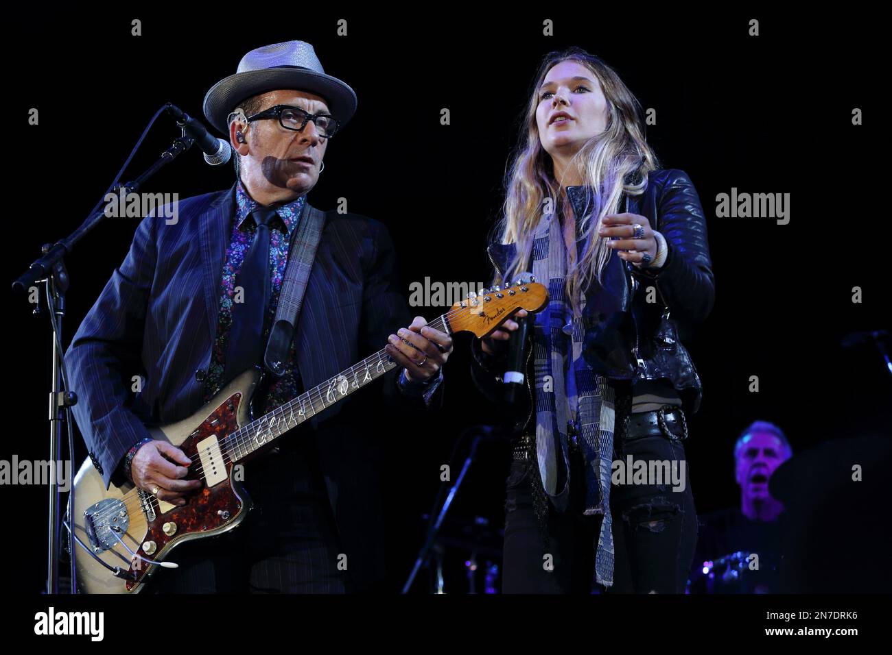 Elvis Costello & the Imposters performs with guest Natalie Bergman of ...