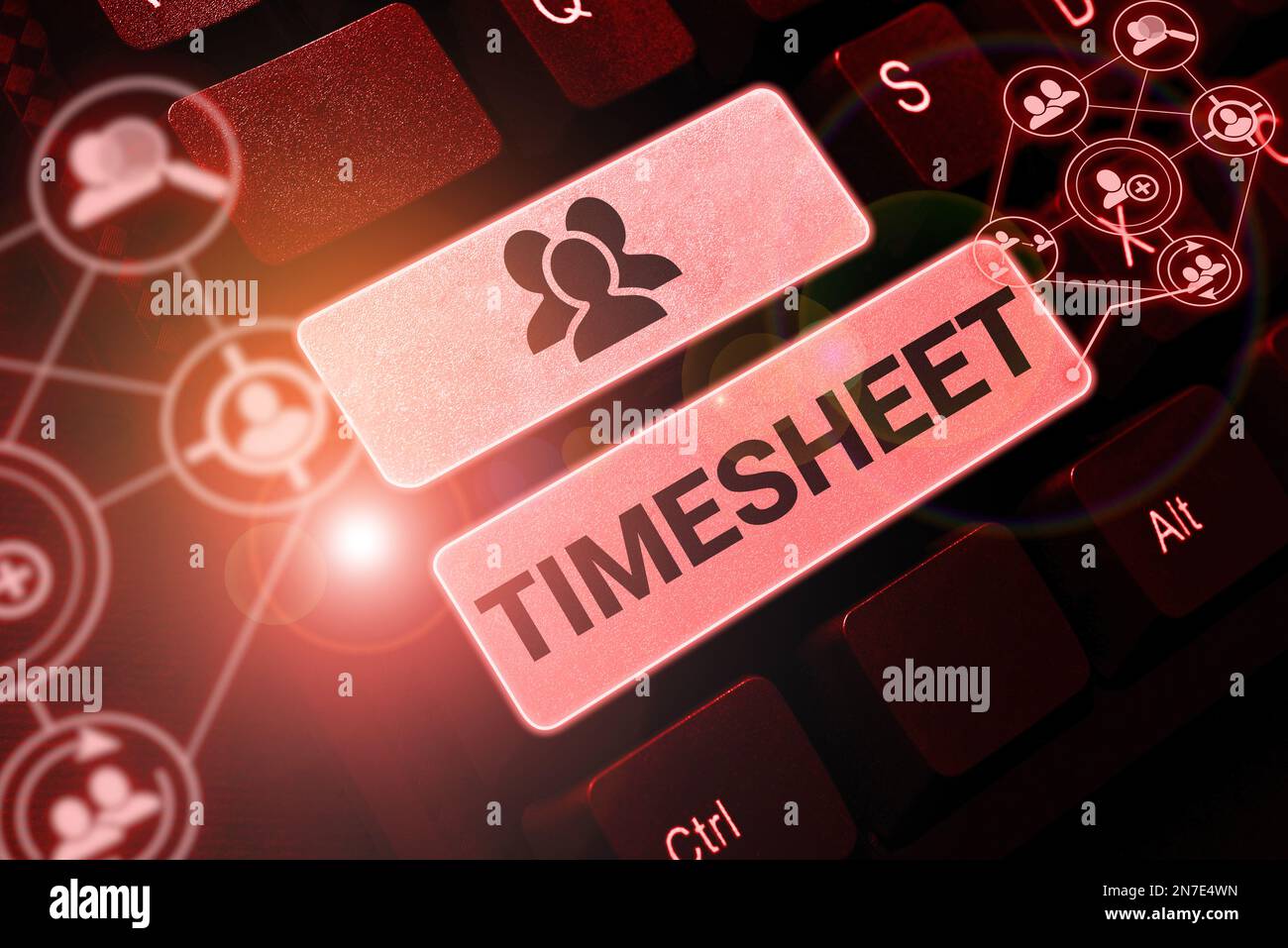 Text Caption Presenting Timesheet Word Written On Graphical Representation Of Period Time On