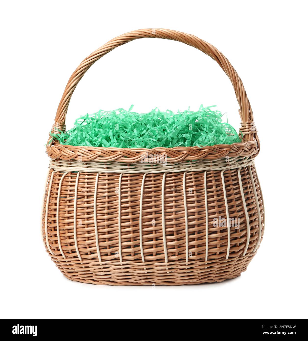 Empty Easter Basket With Grass