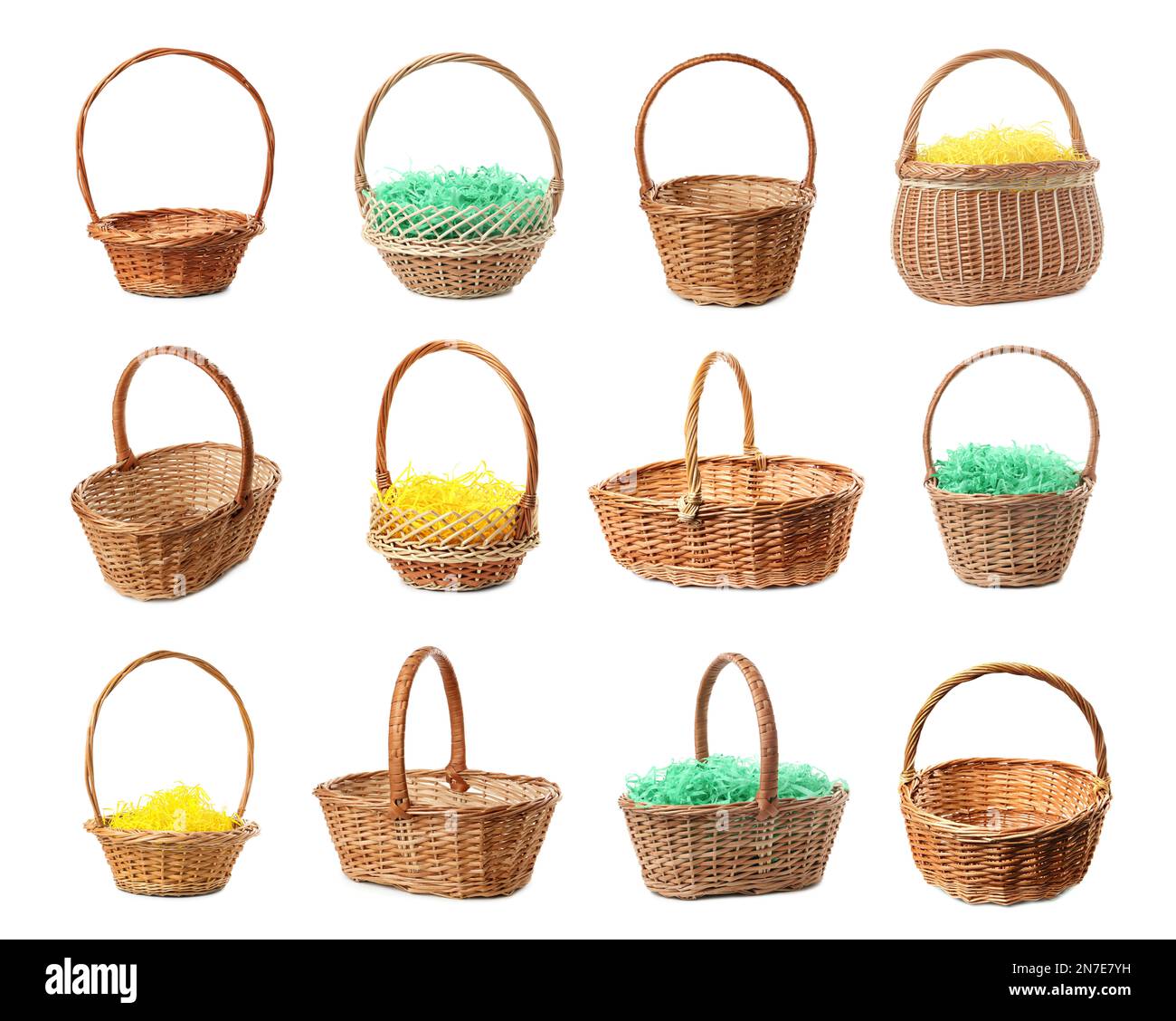 Different shape baskets hi-res stock photography and images - Alamy