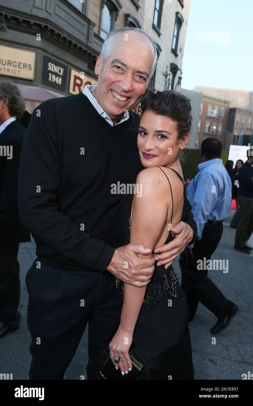 Chairman of 20th Century Fox Television Gary Newman and Lea Michele at ...
