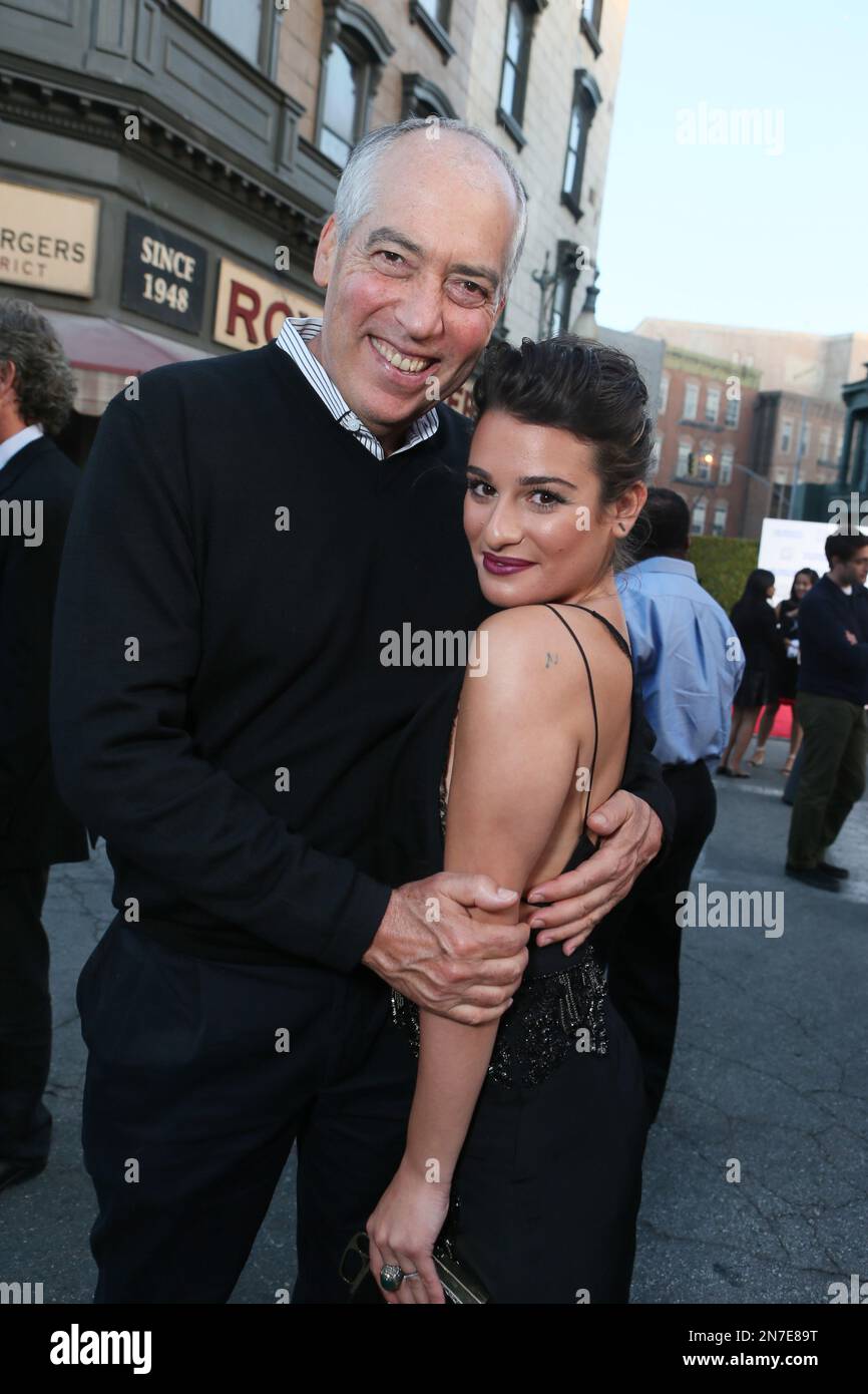 Chairman of 20th Century Fox Television Gary Newman and Lea Michele at ...