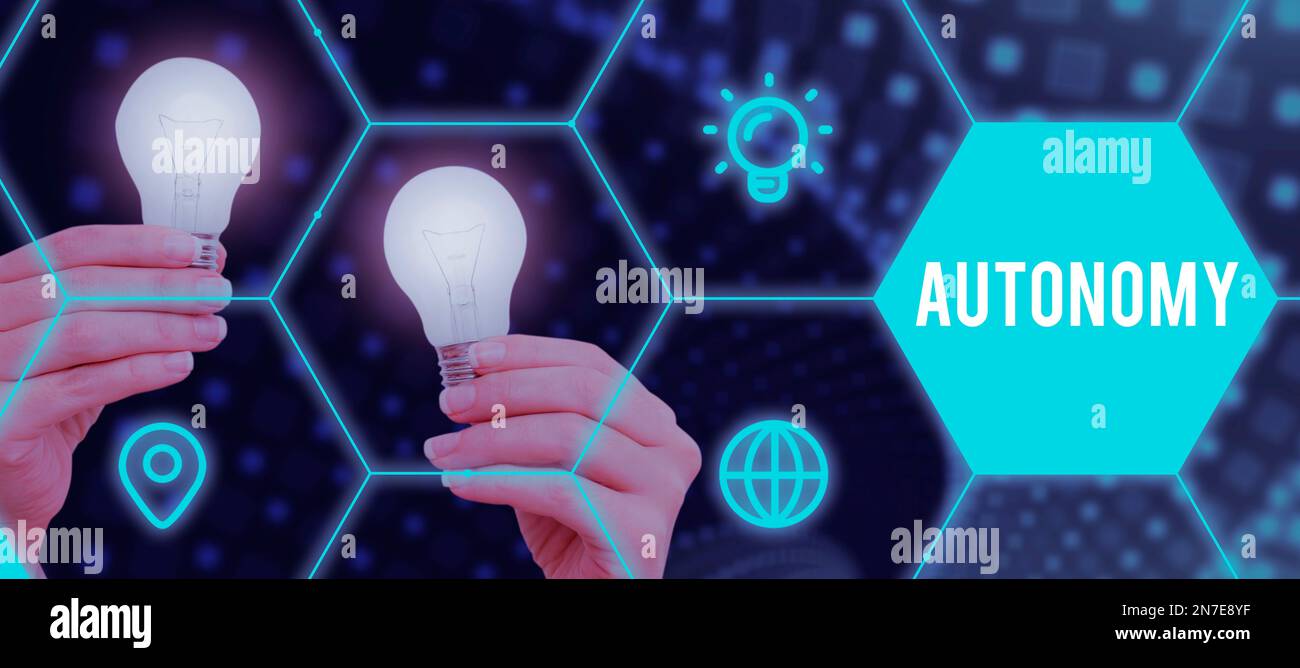 Handwriting Text Autonomy Business Overview Vehicle That Can Guide Itself Without Human