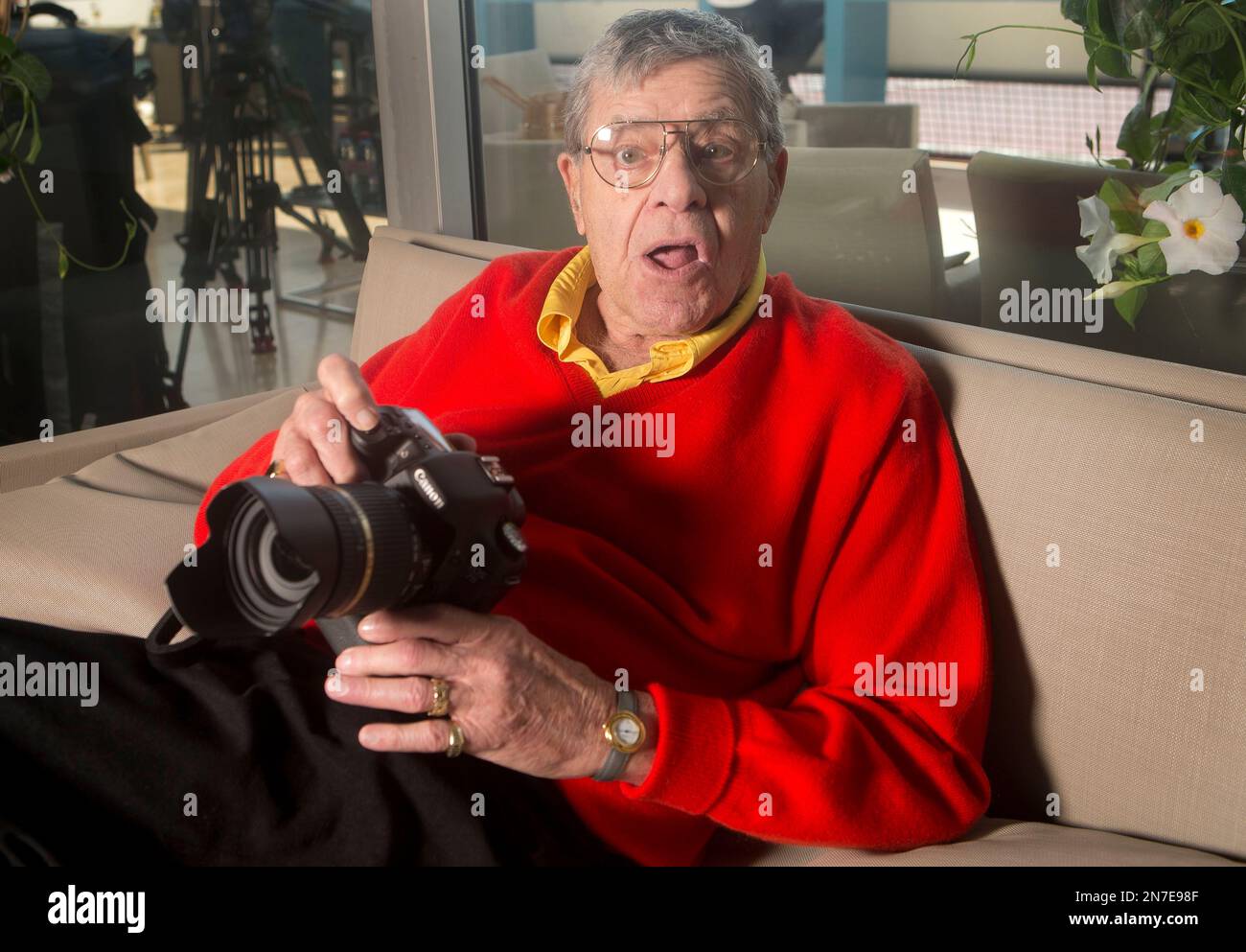 Comedian Jerry Lewis poses for portraits at the 66th international film ...