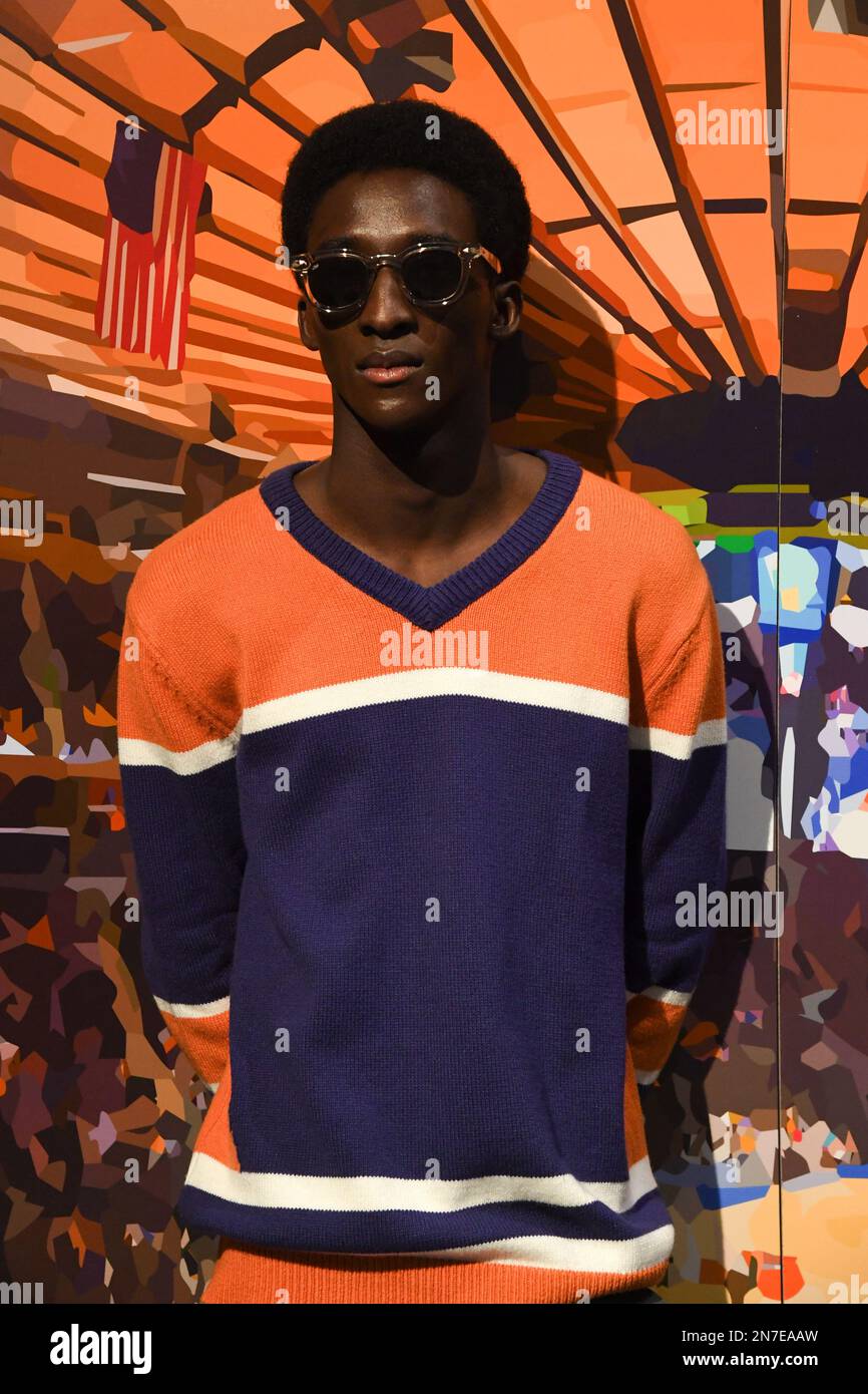 Models display Nicholas Raefski fashions during New York Men's Day FW23 ...