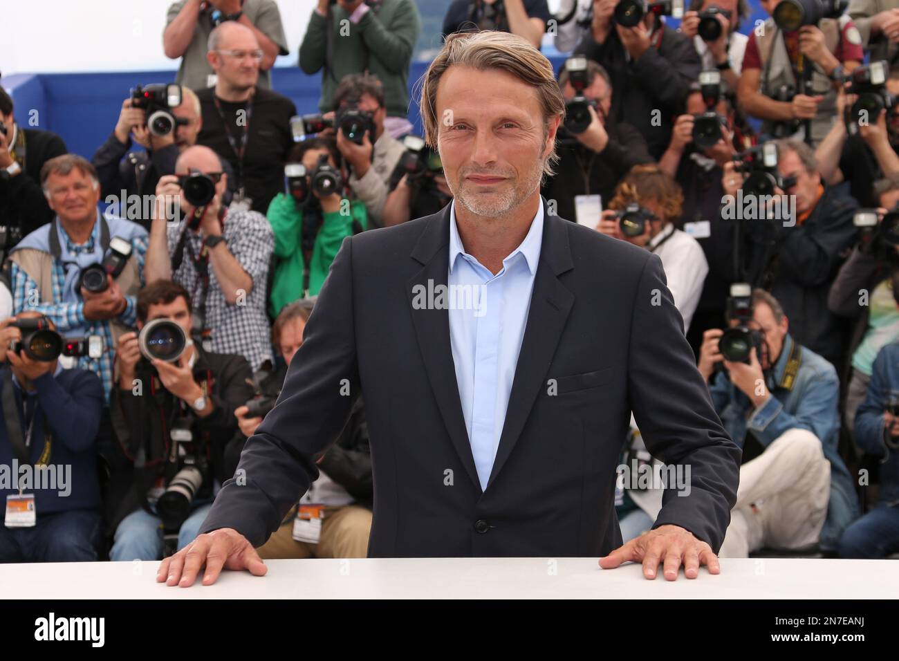 Actor Mads Mikkelsen poses for photographers during a photo call for ...