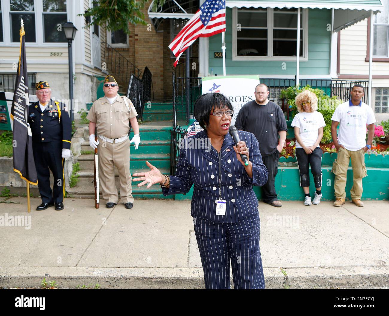 Philadelphia City Councilwoman Wanda Pate-Dennis speaks at a ceremony ...