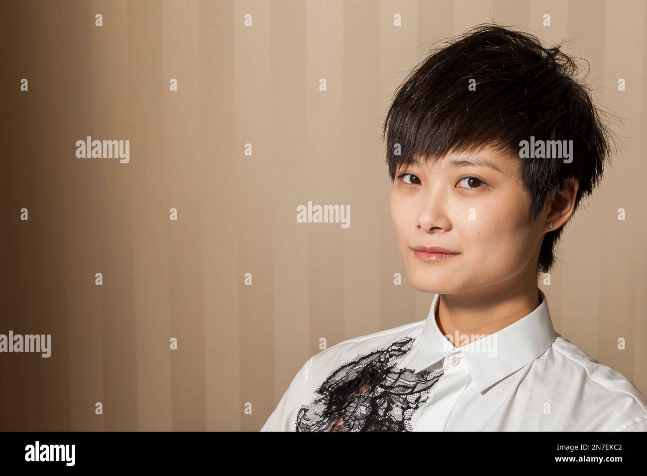 Singer and actress Li Yu Chun poses for portraits at the 66th ...