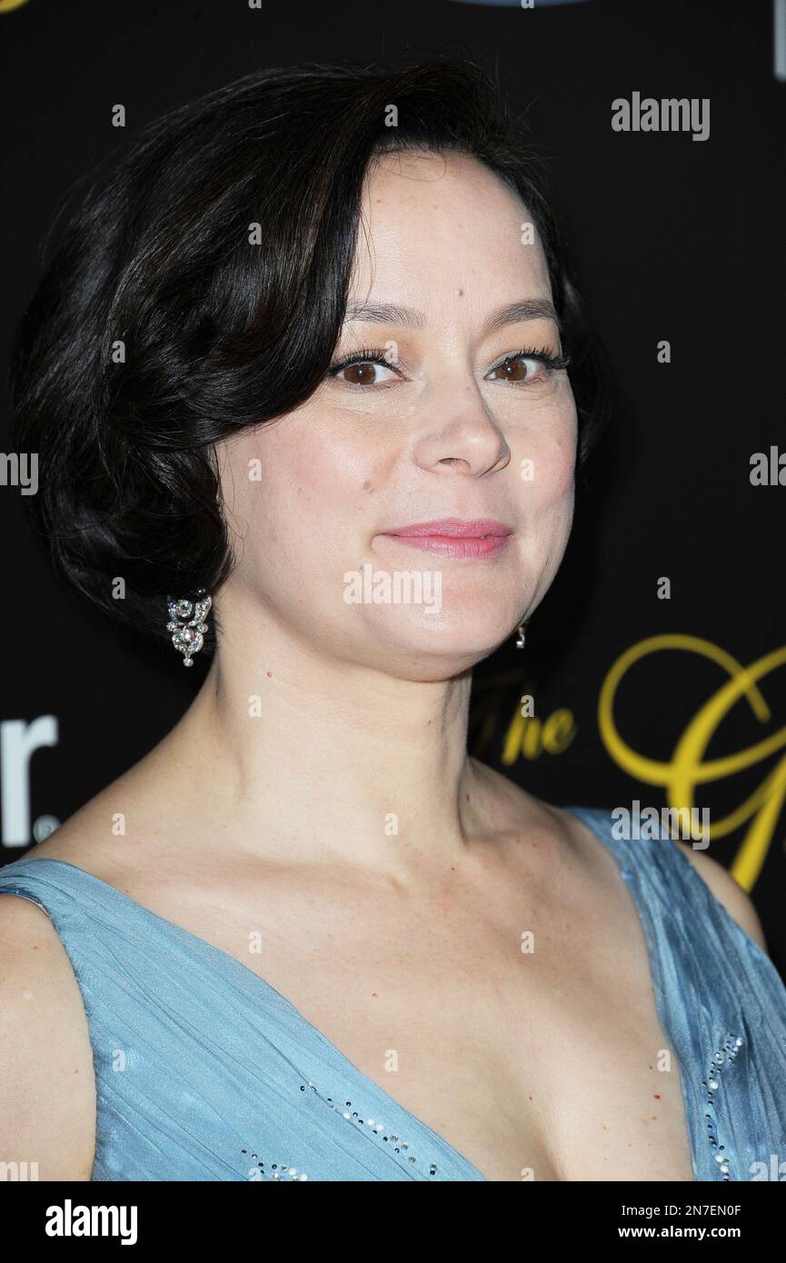 Meg Tilly arrives at the 38th Annual Gracie Awards Gala at the Beverly ...