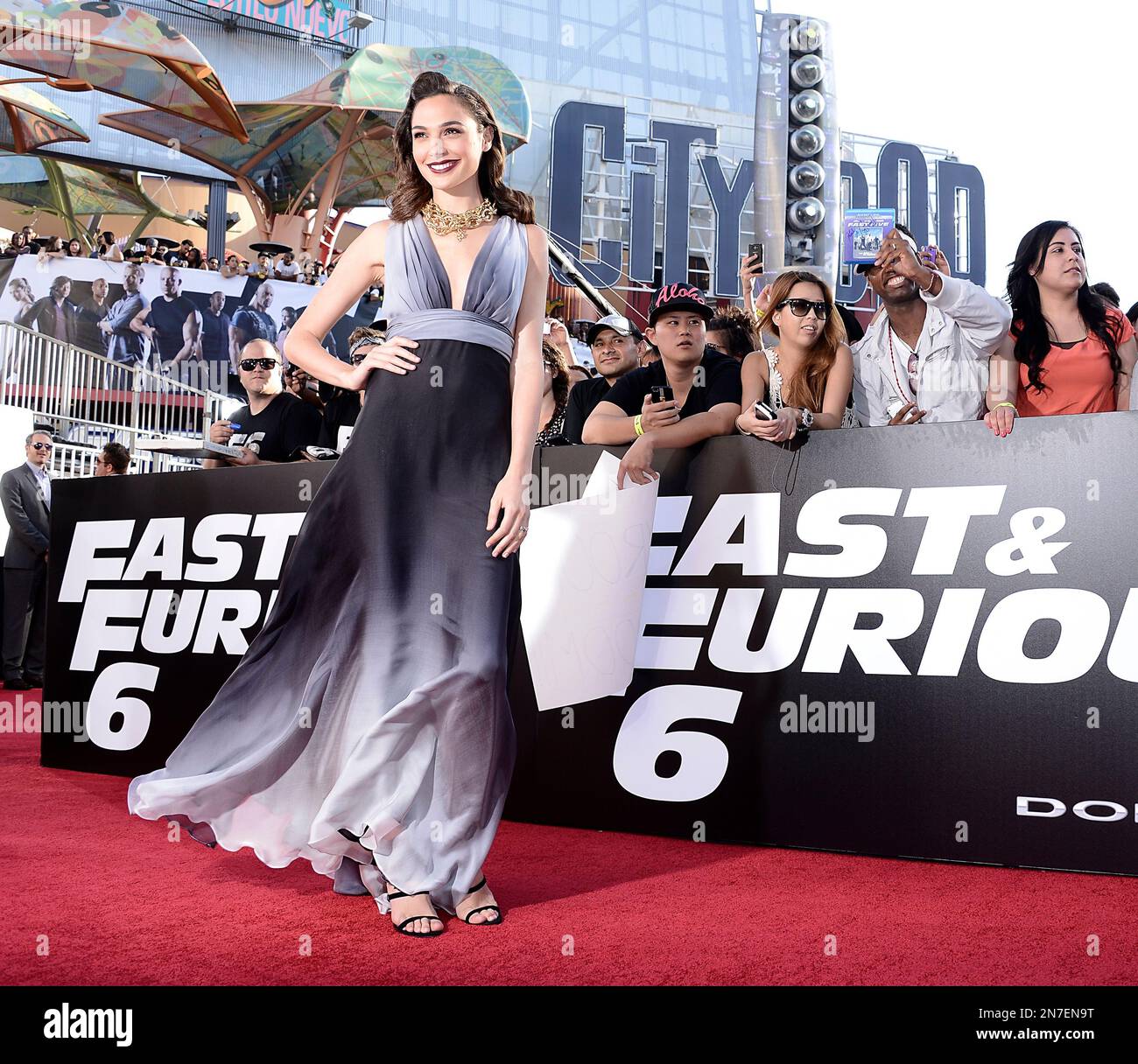 Actress Gal Gadot arrives at the LA Premiere of the "Fast & Furious 6 ...