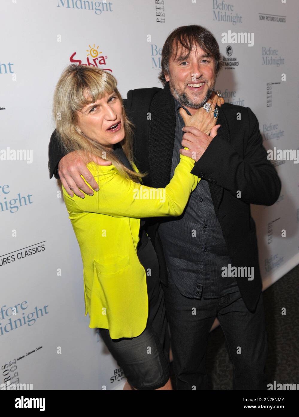 Catherine Hardwicke, left, and Richard Linklater attend the Sony ...