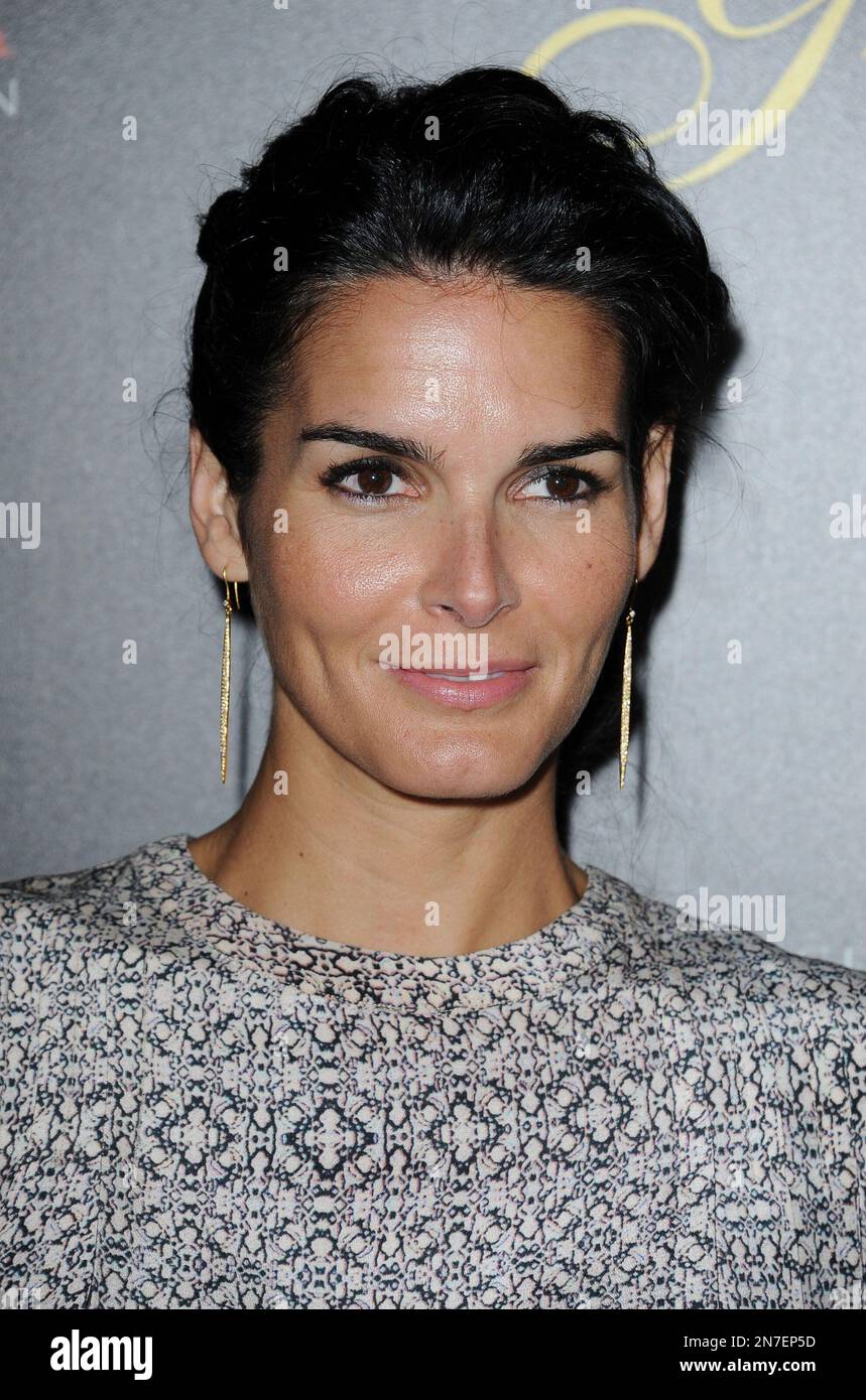 Angie Harmon arrives at the 38th Annual Gracie Awards Gala at the ...