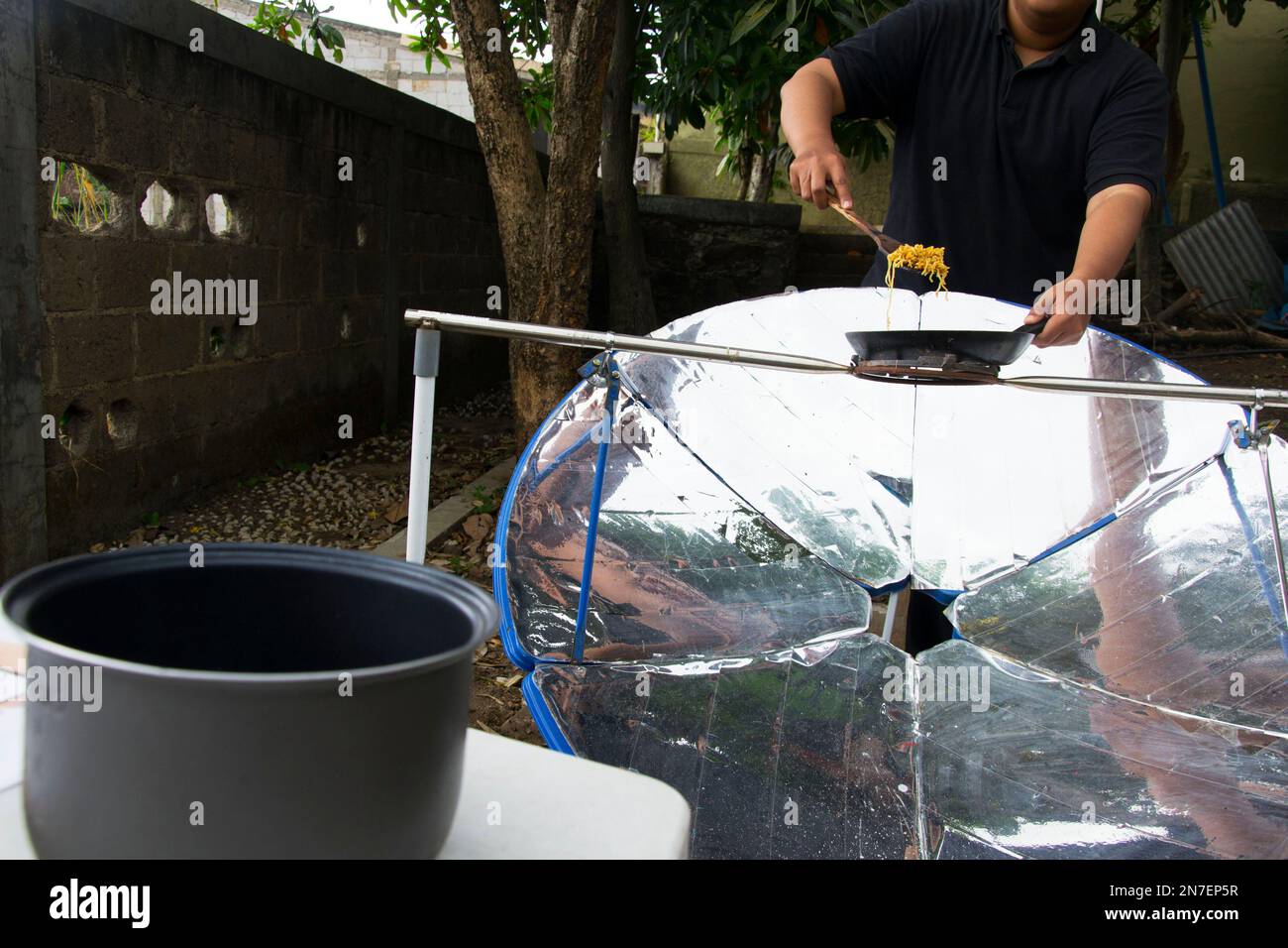 Ibrahim Rasyid, a student at the ITB School of Management Business is ...