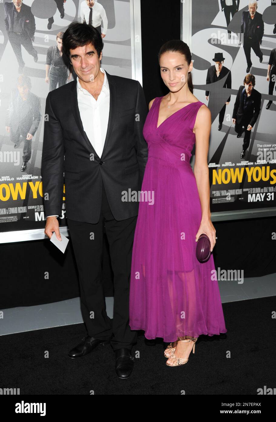 Magician David Copperfield and girlfriend Chloe Gosselin attend the ...