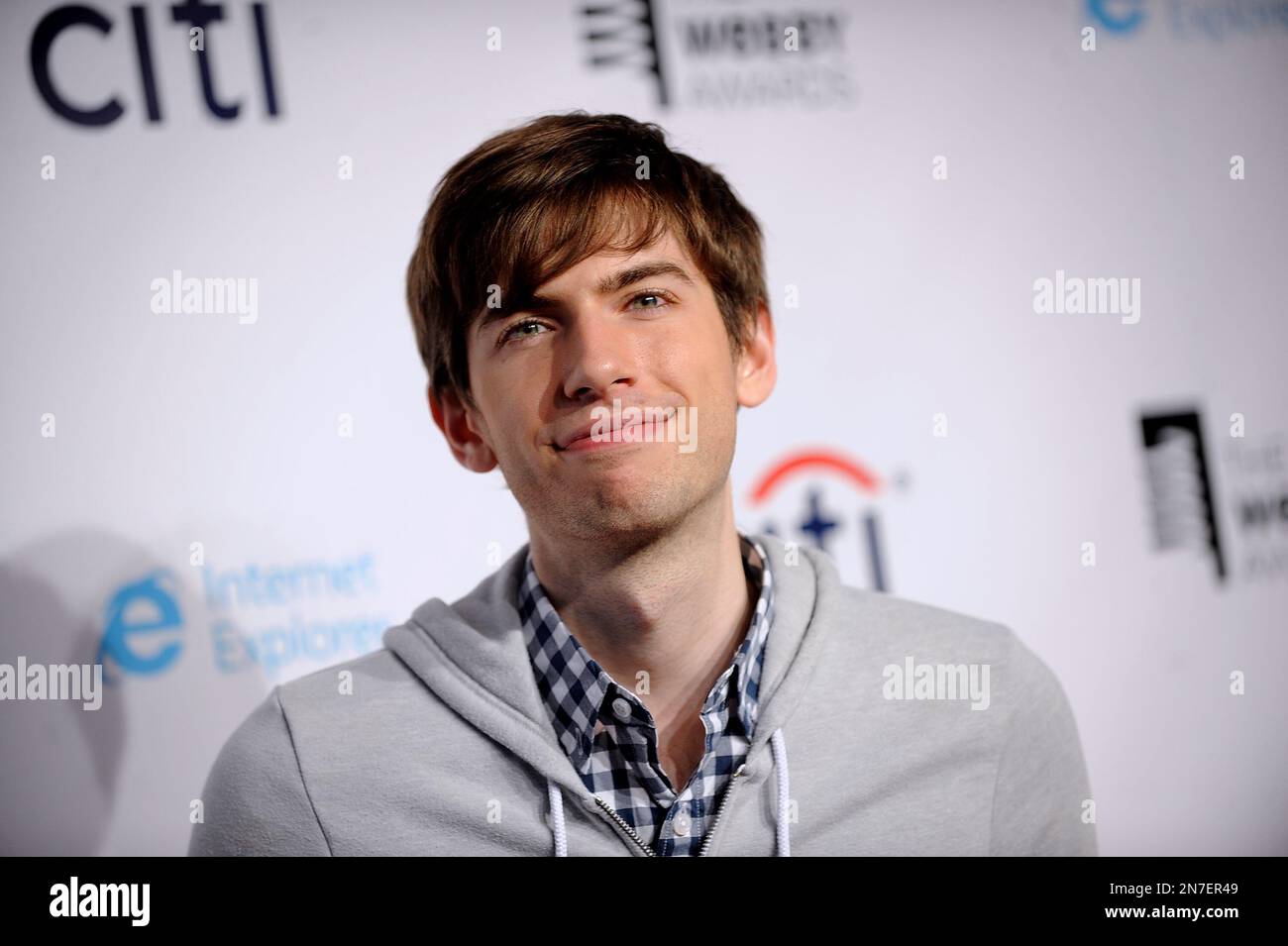 Founder and CEO of Tumblr David Karp arrives at the 17th Annual Webby ...