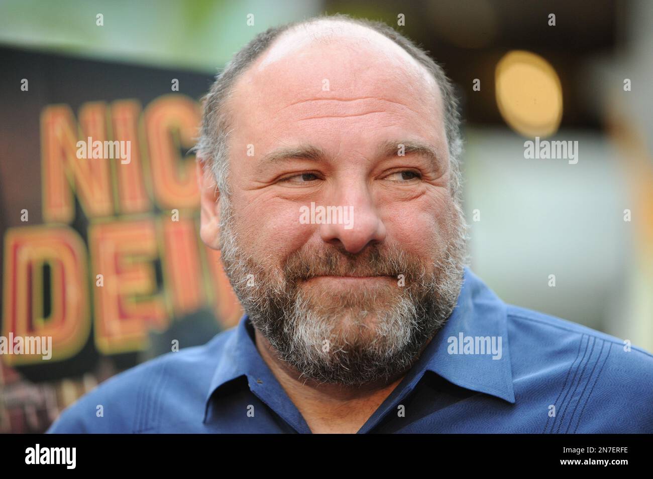 James Gandolfini arrives at the LA premiere of "Nicky Deuce" at the ...