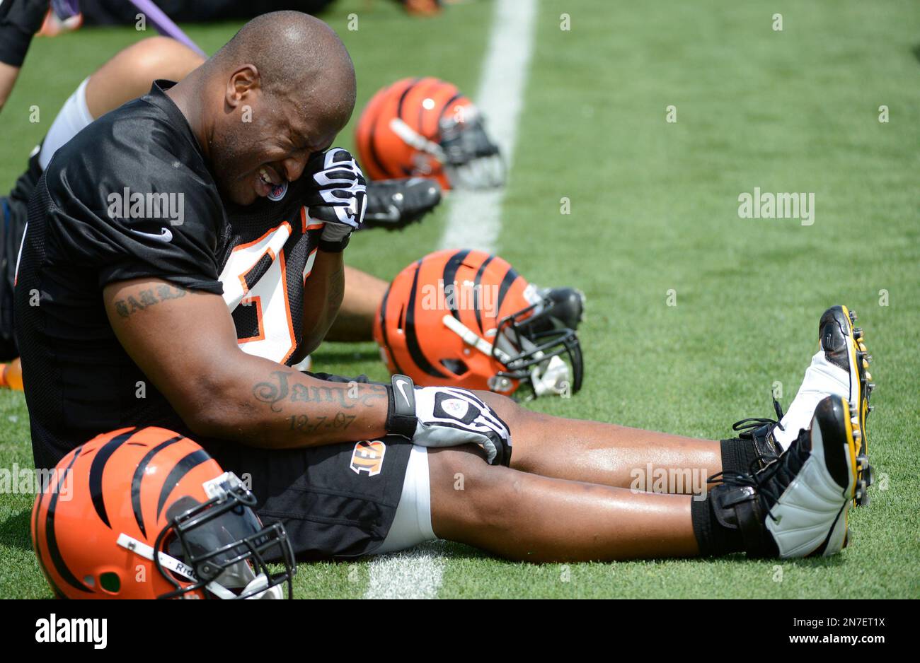 James Harrison Bengals Practice