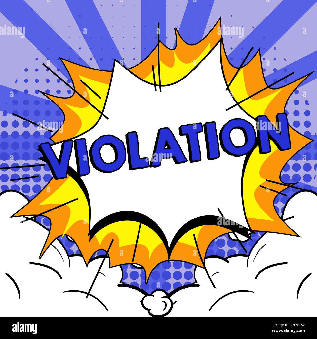 Inspiration showing sign Violation. Internet Concept an infringement of ...