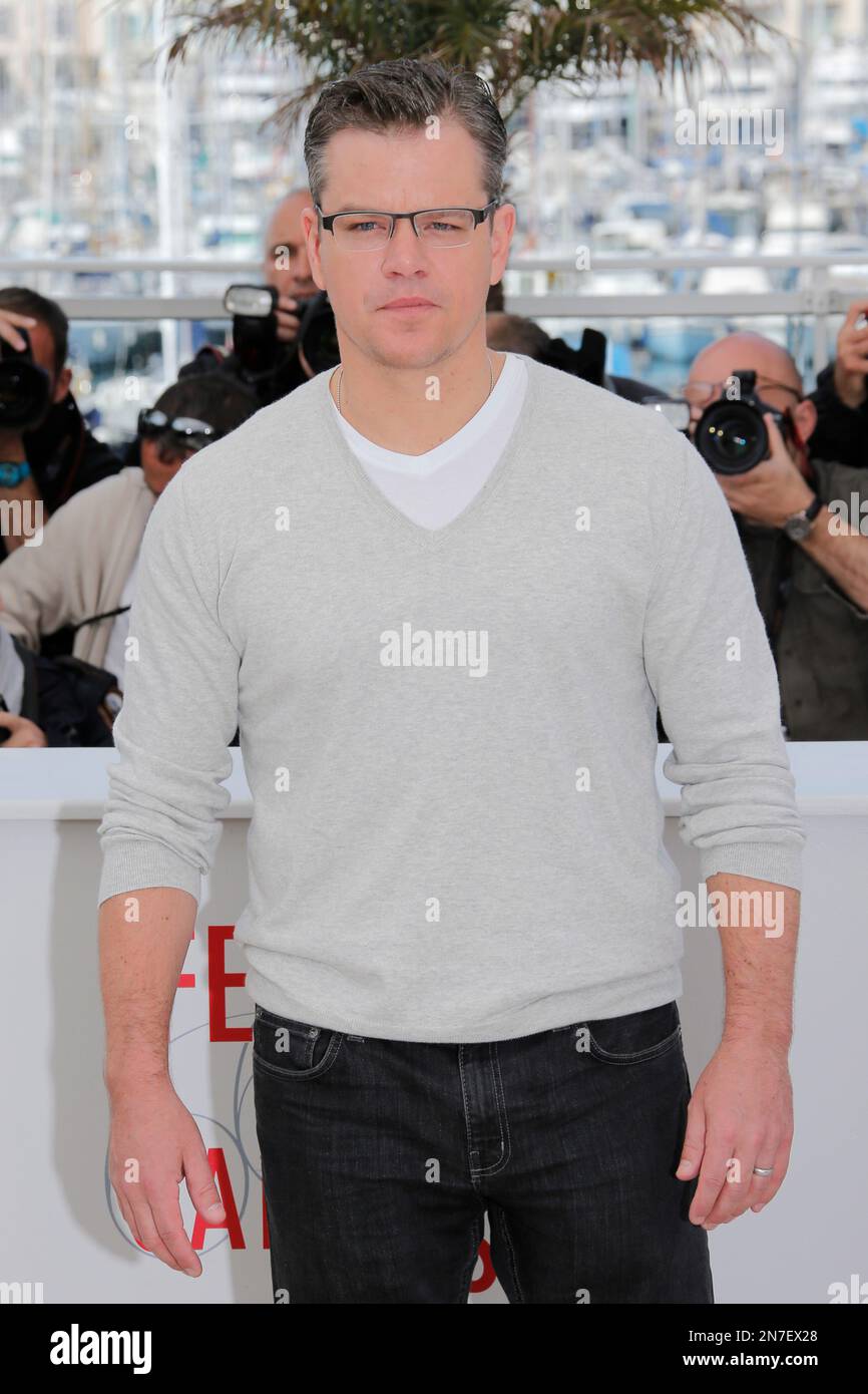 Actor Matt Damon poses for photographers during a photo call for the ...