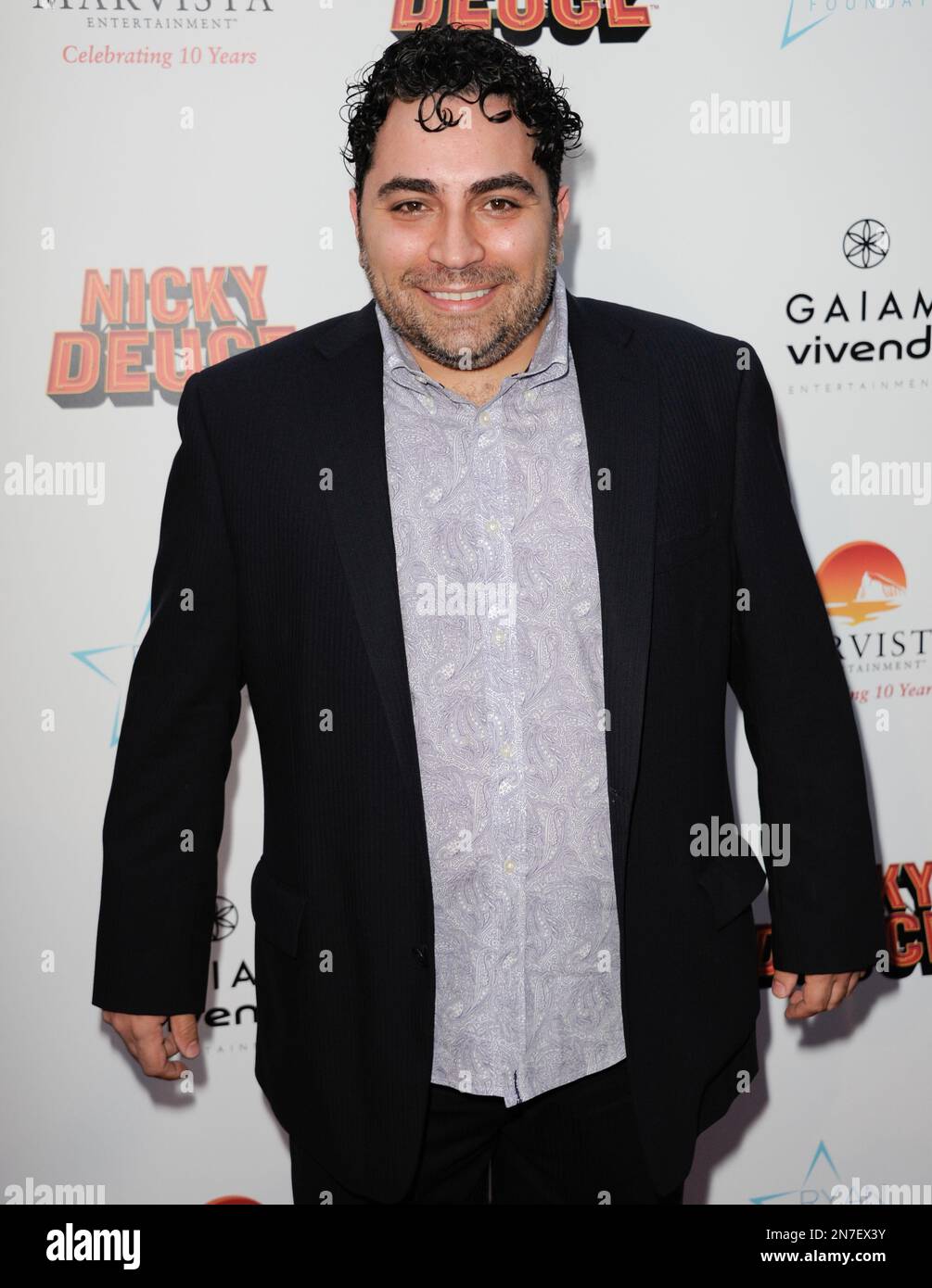 Guido Grasso arrives at the LA premiere of "Nicky Deuce" at the ...