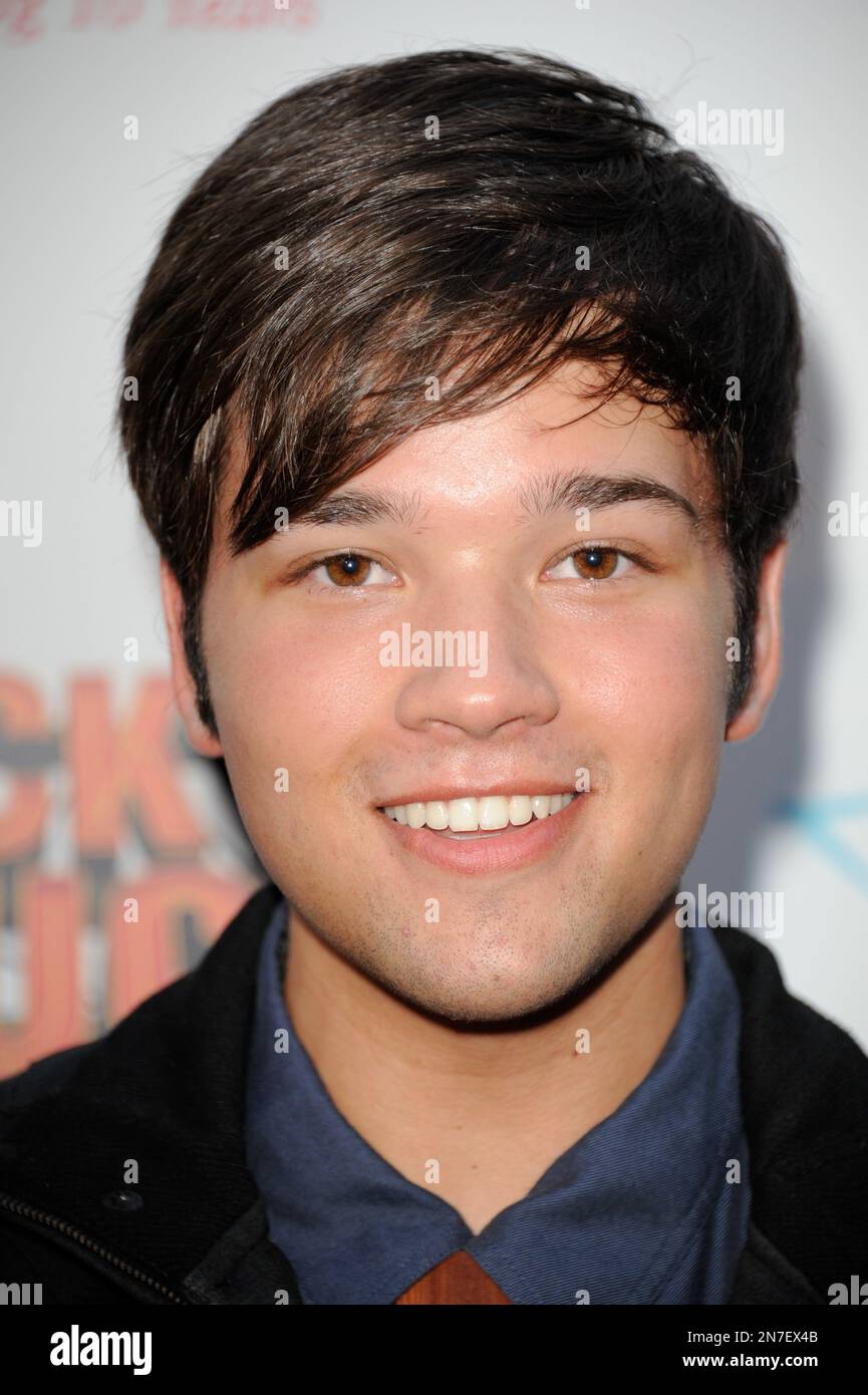 Nathan Kress arrives at the LA premiere of "Nicky Deuce" at the ...