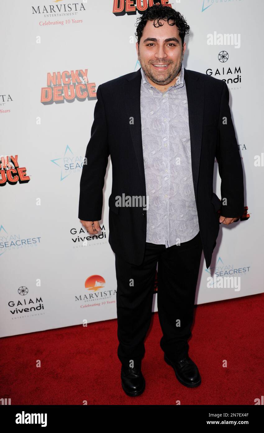 Guido Grasso arrives at the LA premiere of "Nicky Deuce" at the ...