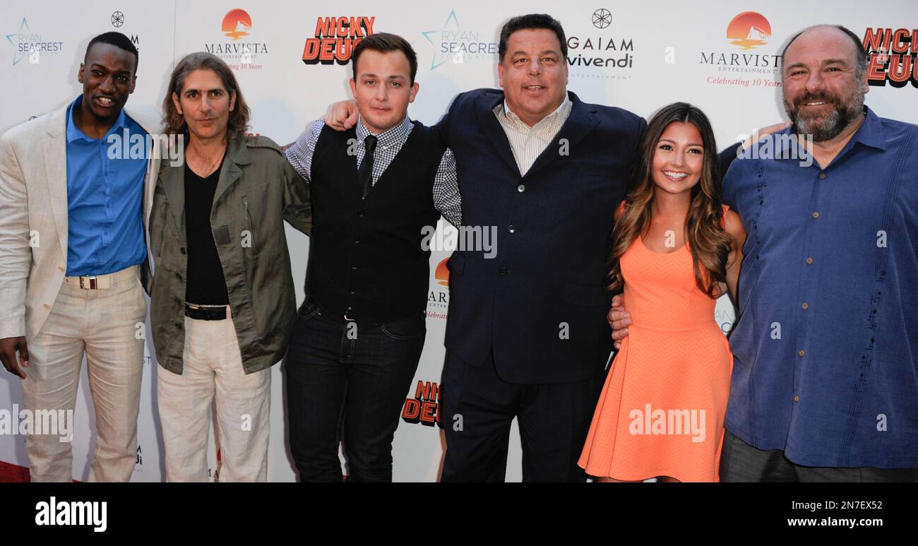 From left, Cassius Crieghtney, Michael Imperioli, Noah Munck, Steve ...