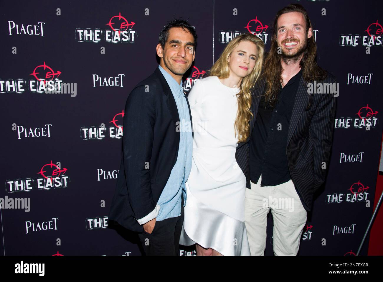 Zal Batmanglij, from left, Brit Marling and Mike Cahill attend a ...