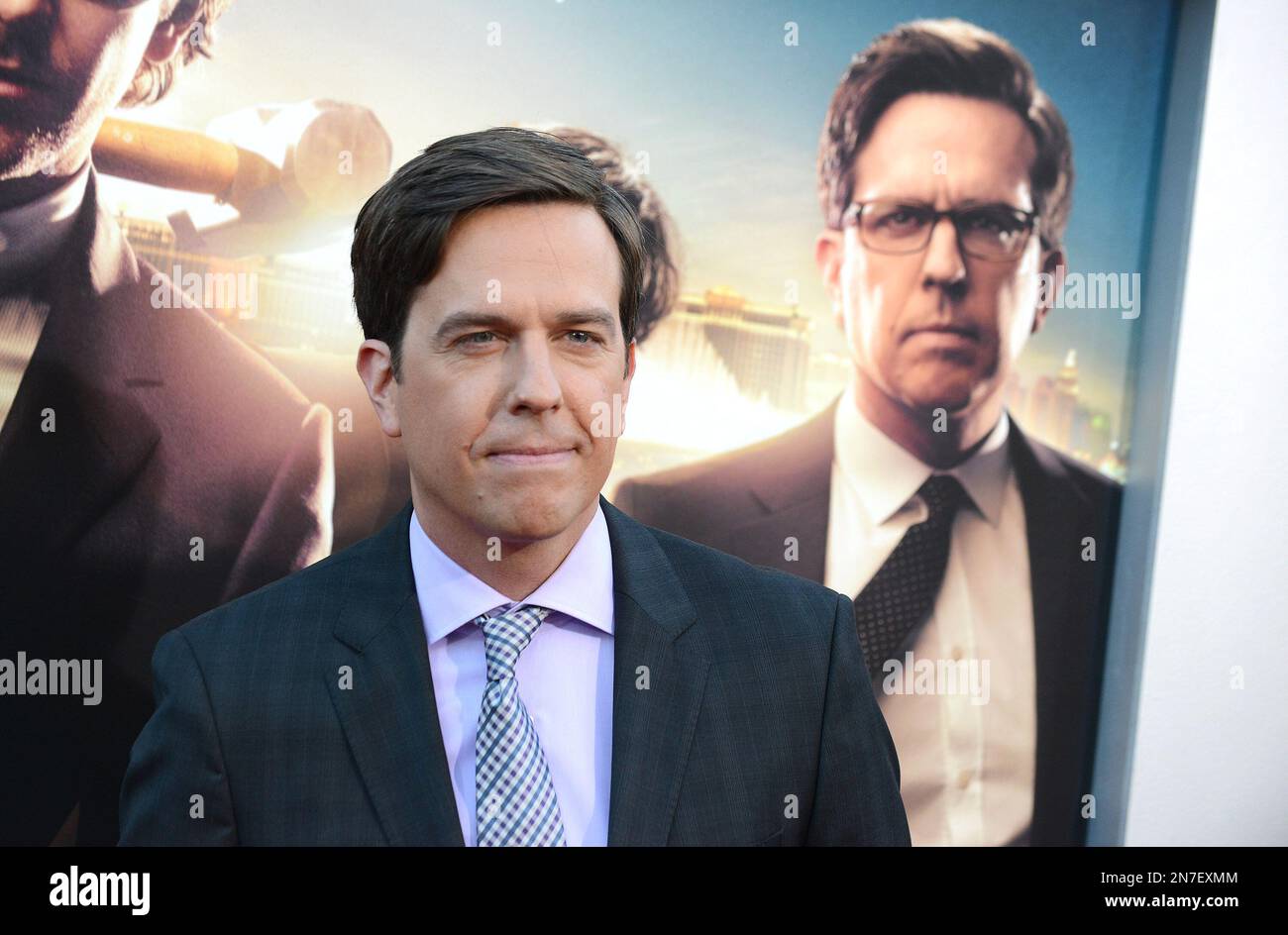 Ed Helms arrives at the LA Premiere of "The Hangover: Part III" at the ...