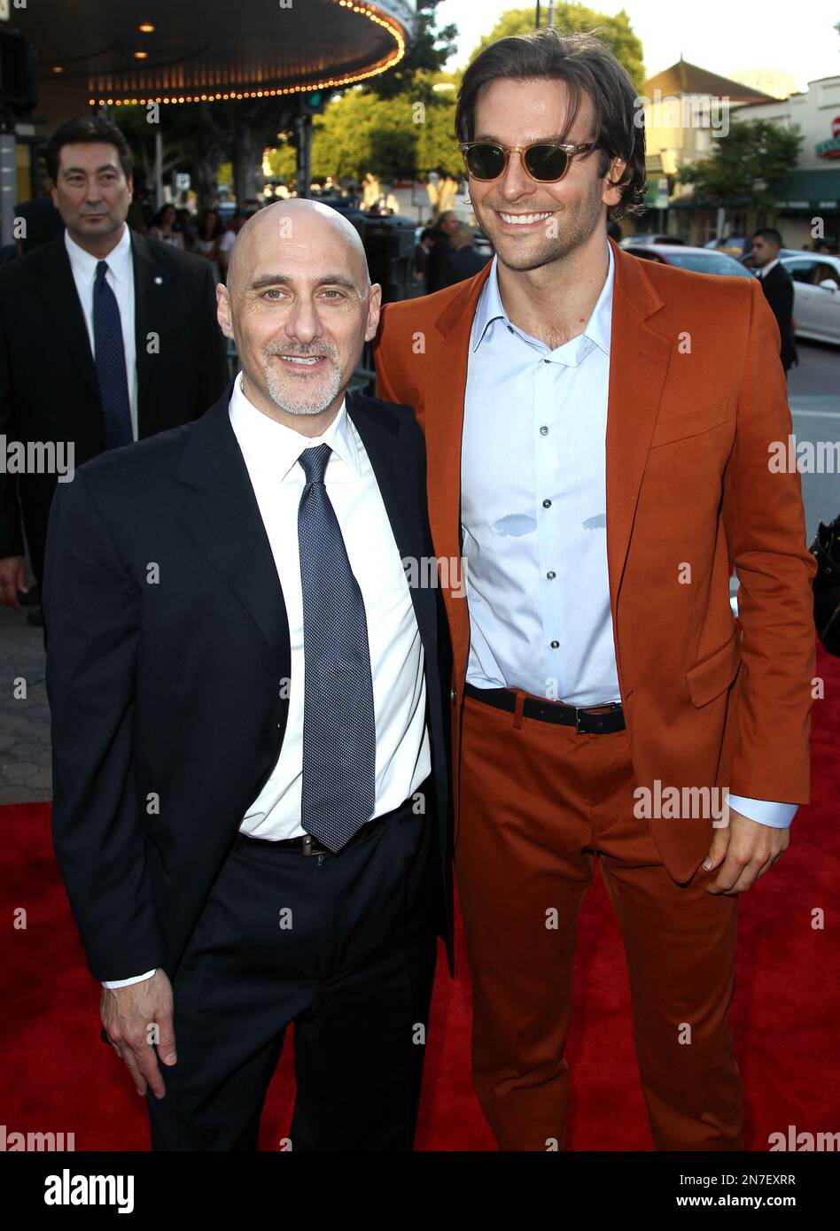 Bradley Cooper, right, and Jeff Robinov pose together at the LA ...