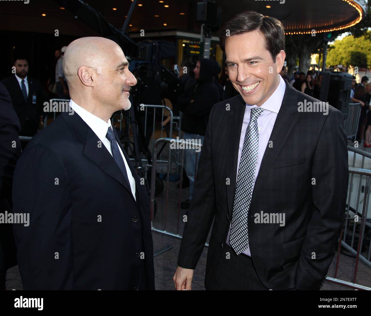 Ed Helms, right, and Jeff Robinov pose together at the LA Premiere of ...