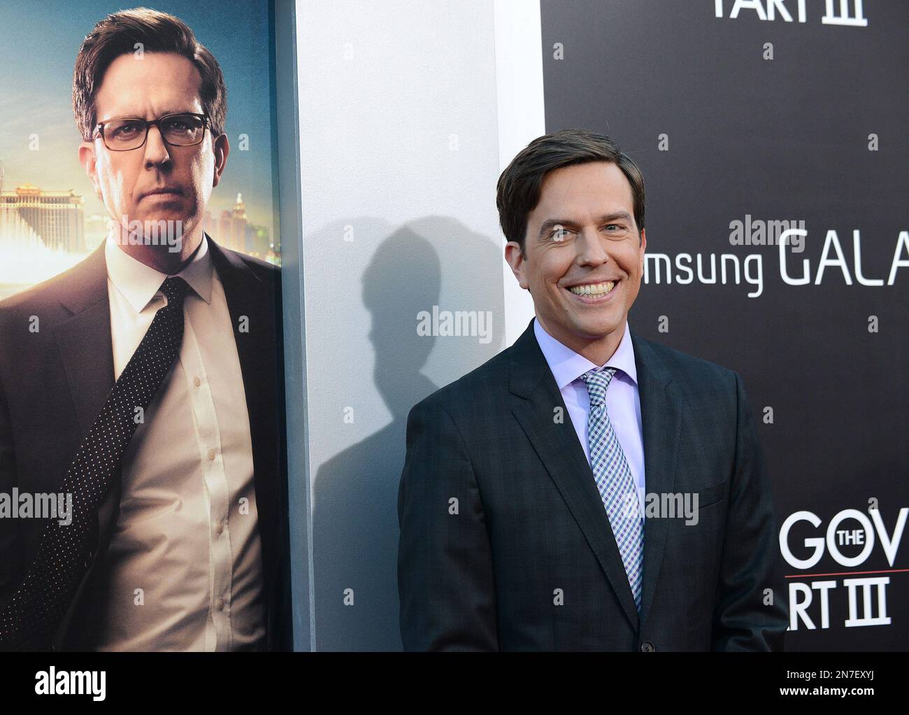 Ed Helms arrives at the LA Premiere of "The Hangover: Part III" at the ...