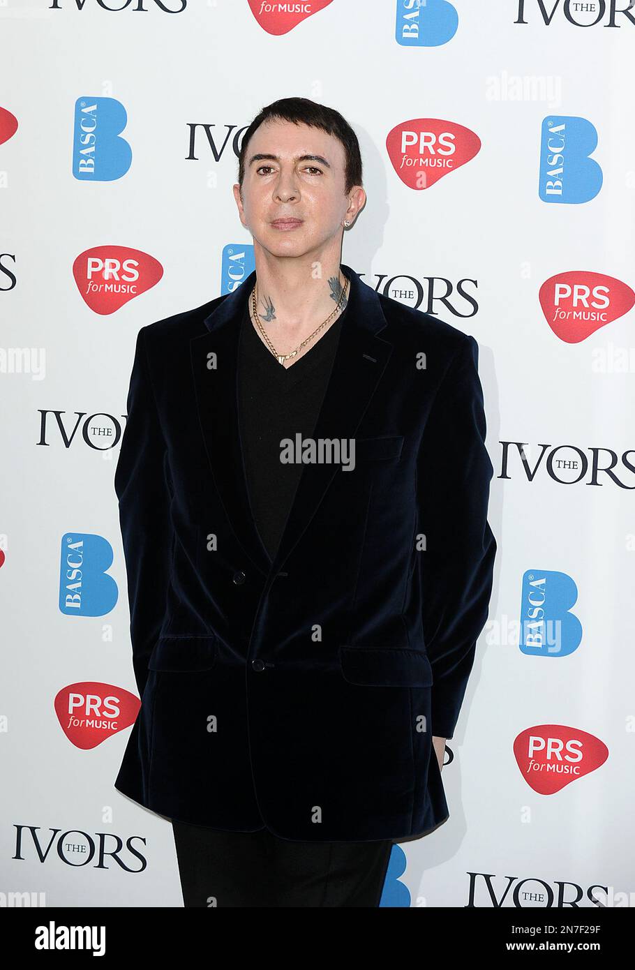 Marc Almond arrives for the 58th Ivor Novello awards at the Grosvenor ...