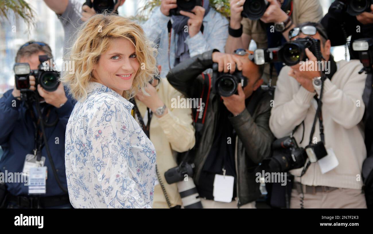 Actress Alice Taglioni poses during a photo call for the film Young ...