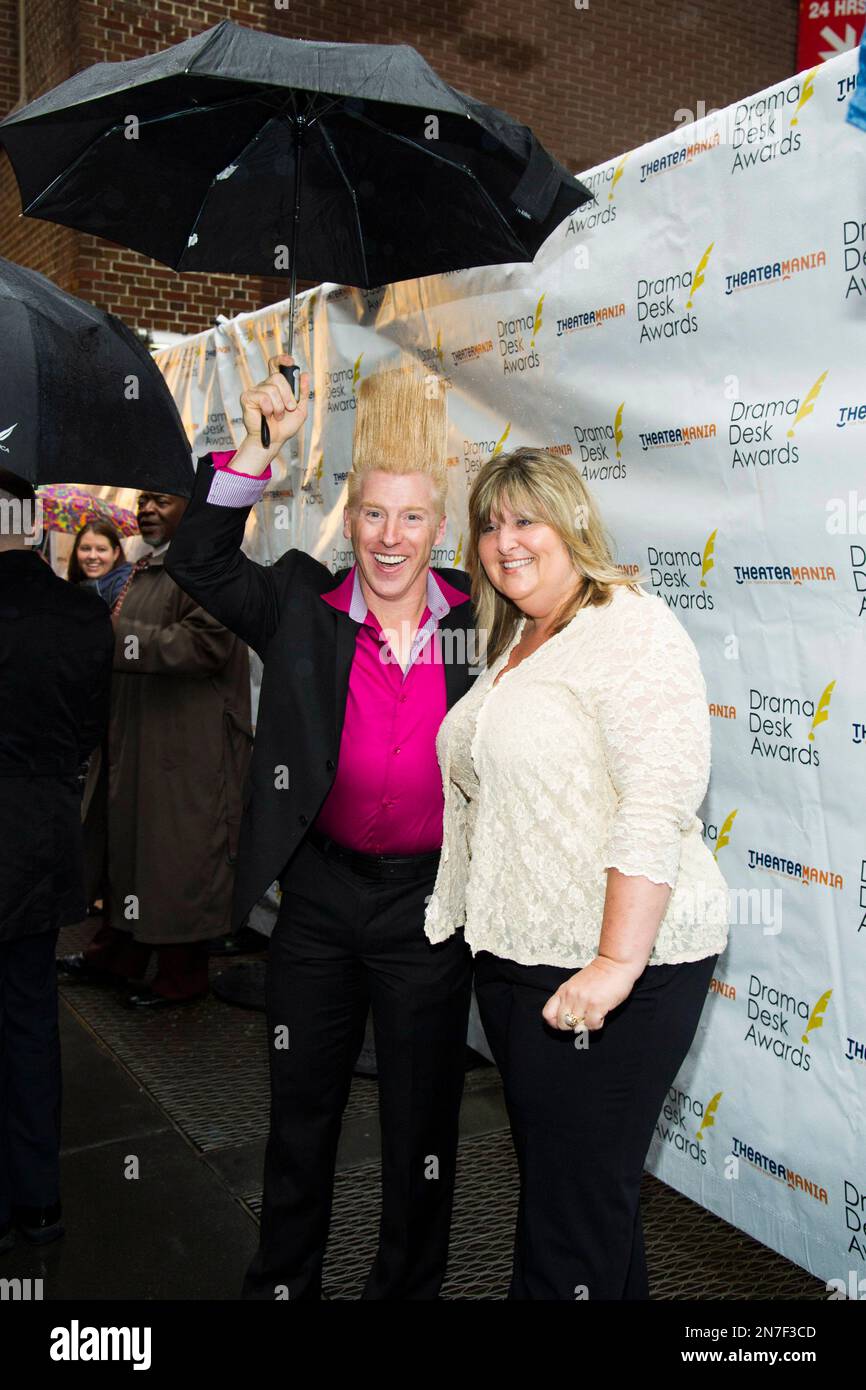 Bello Nock and Jennifer Nock attend the 2013 Drama Desk Awards on ...