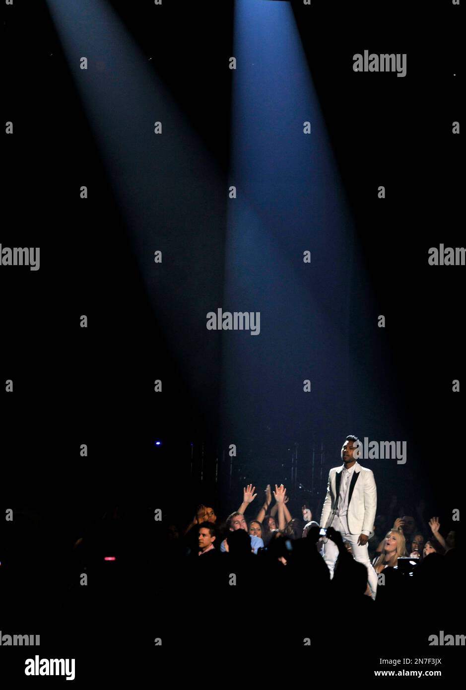 Miguel at the Billboard Music Awards at the MGM Grand Garden Arena on ...